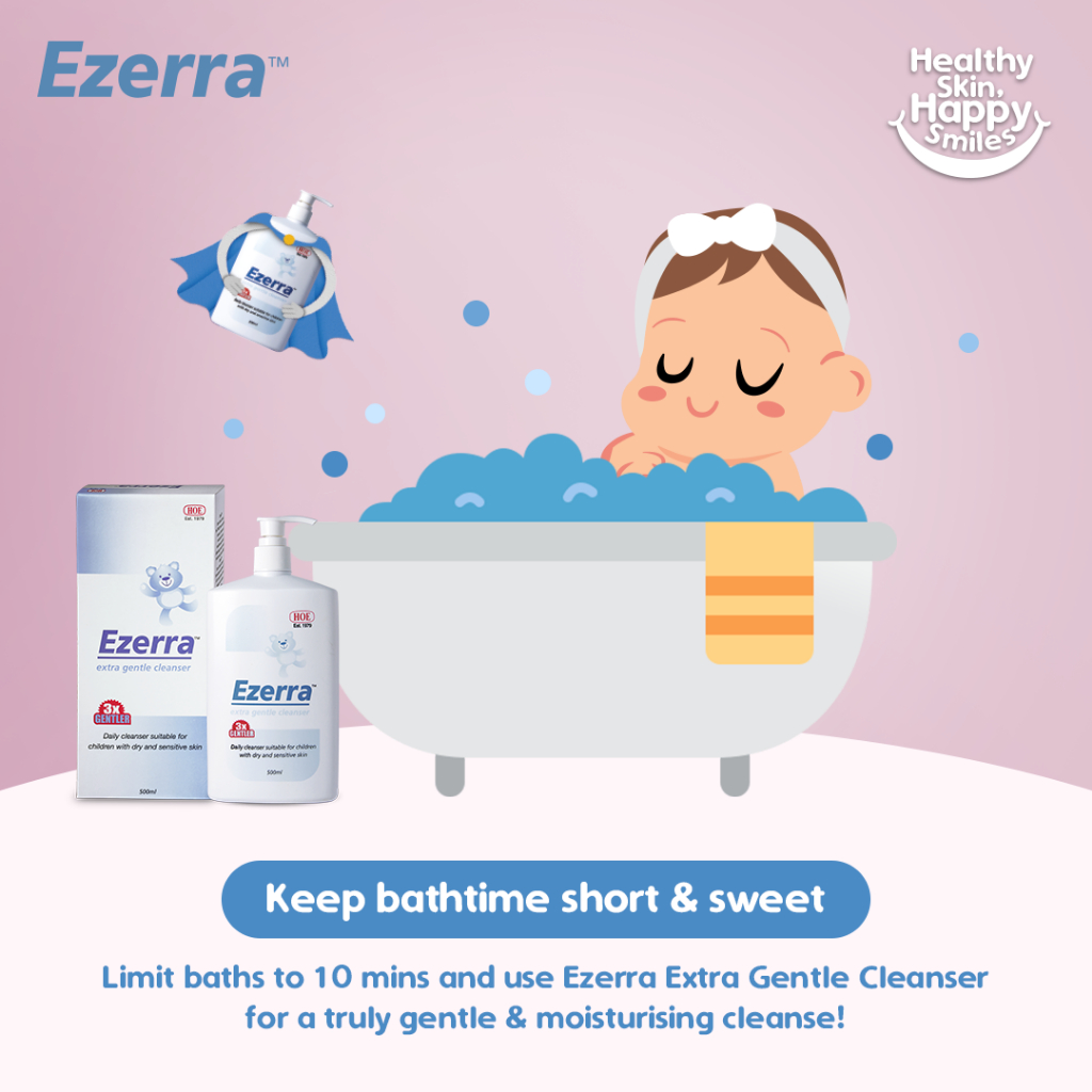 Ezerra Baby Skincare Extra Gentle Cleanser / Ezerra Lotion / Ezerra ...