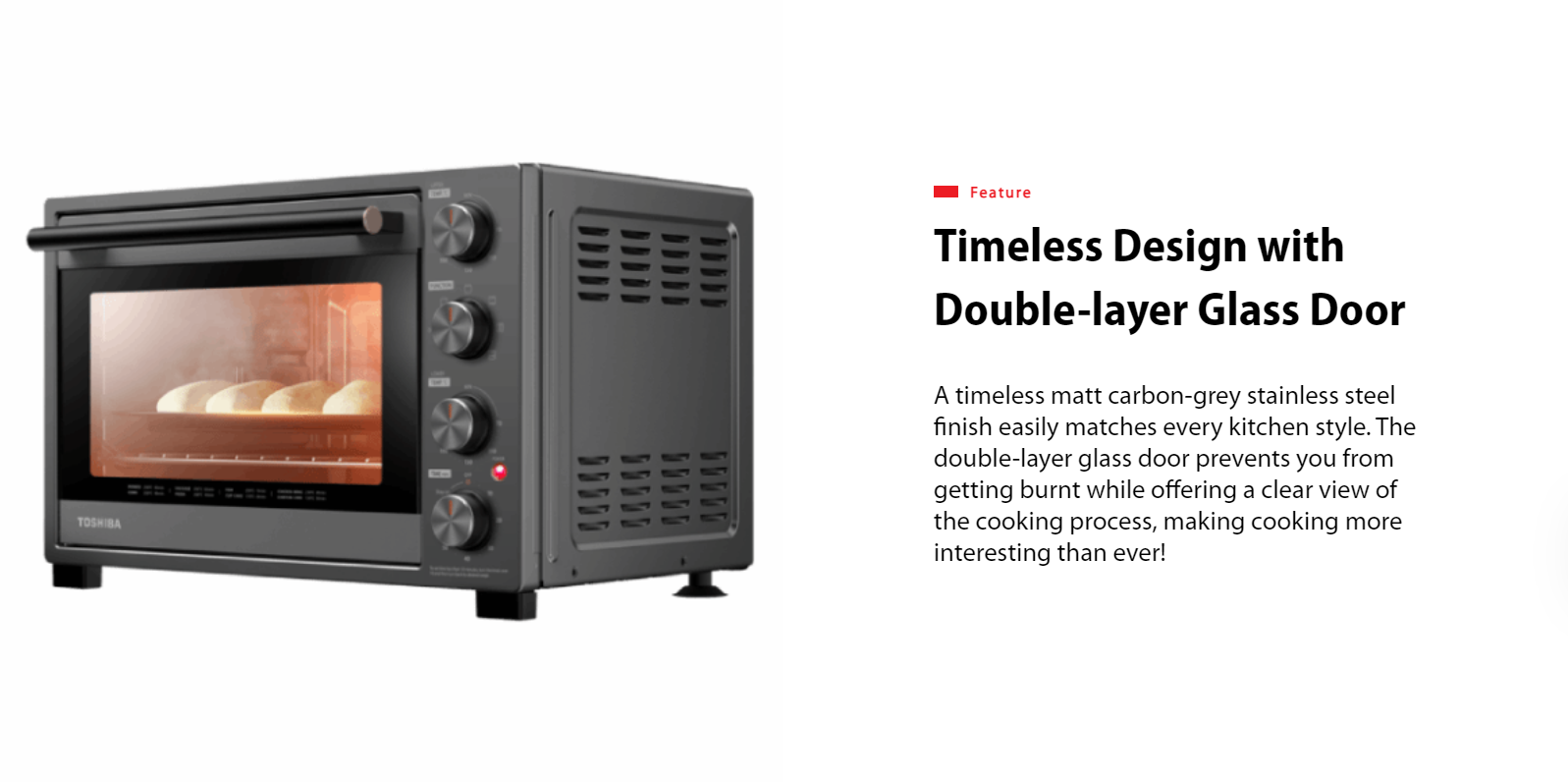 Toshiba Oven 40L TL-MC40EZFA(GR) | Auto Rotisserie | Shopee Malaysia