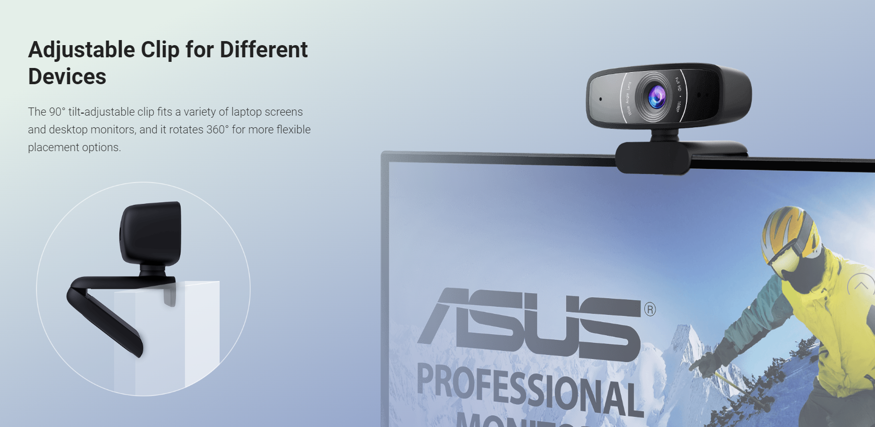 Asus Webcam C3 (Sharp and Smooth FHD Streaming, USB camera with 1080p ...