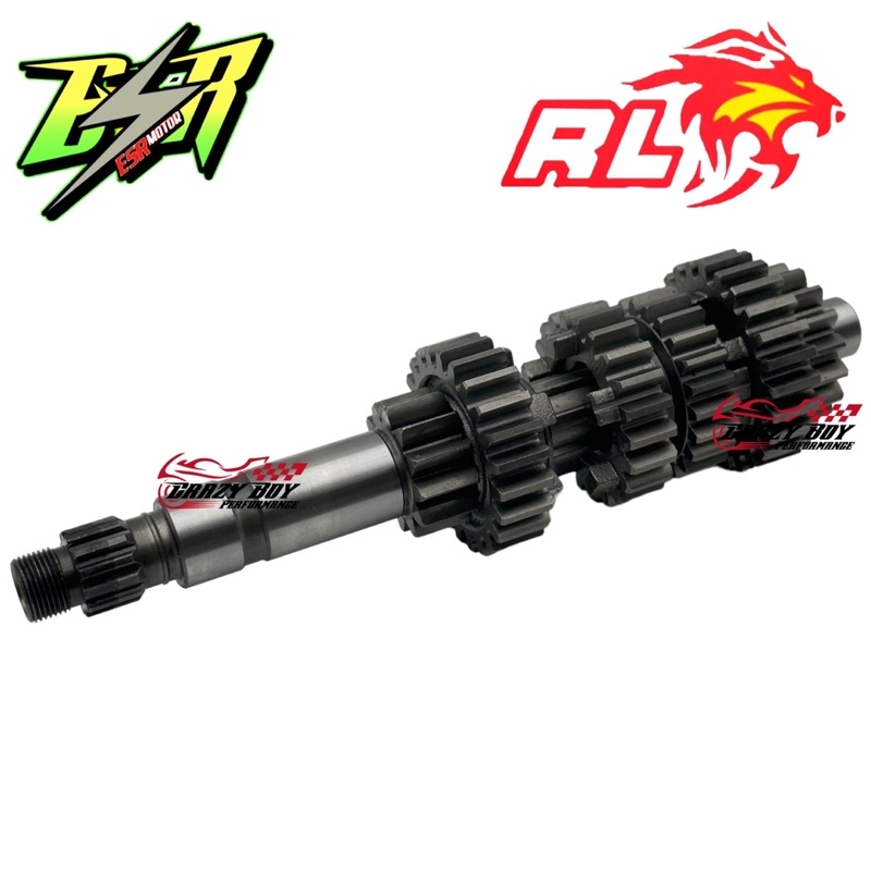 RED LEO 100% ORIGINAL GEAR BOX 6 SPEED Y15 Y15ZR Y16ZR LC135 5S LC5s FULL SET GEARBOX 6SPEED RED ...