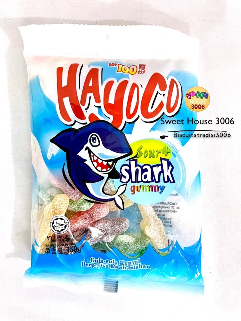 Cocoaland 100g-220gm Lot 100 Hayoco Sourt+ Gummy Snake Shark Safari ...