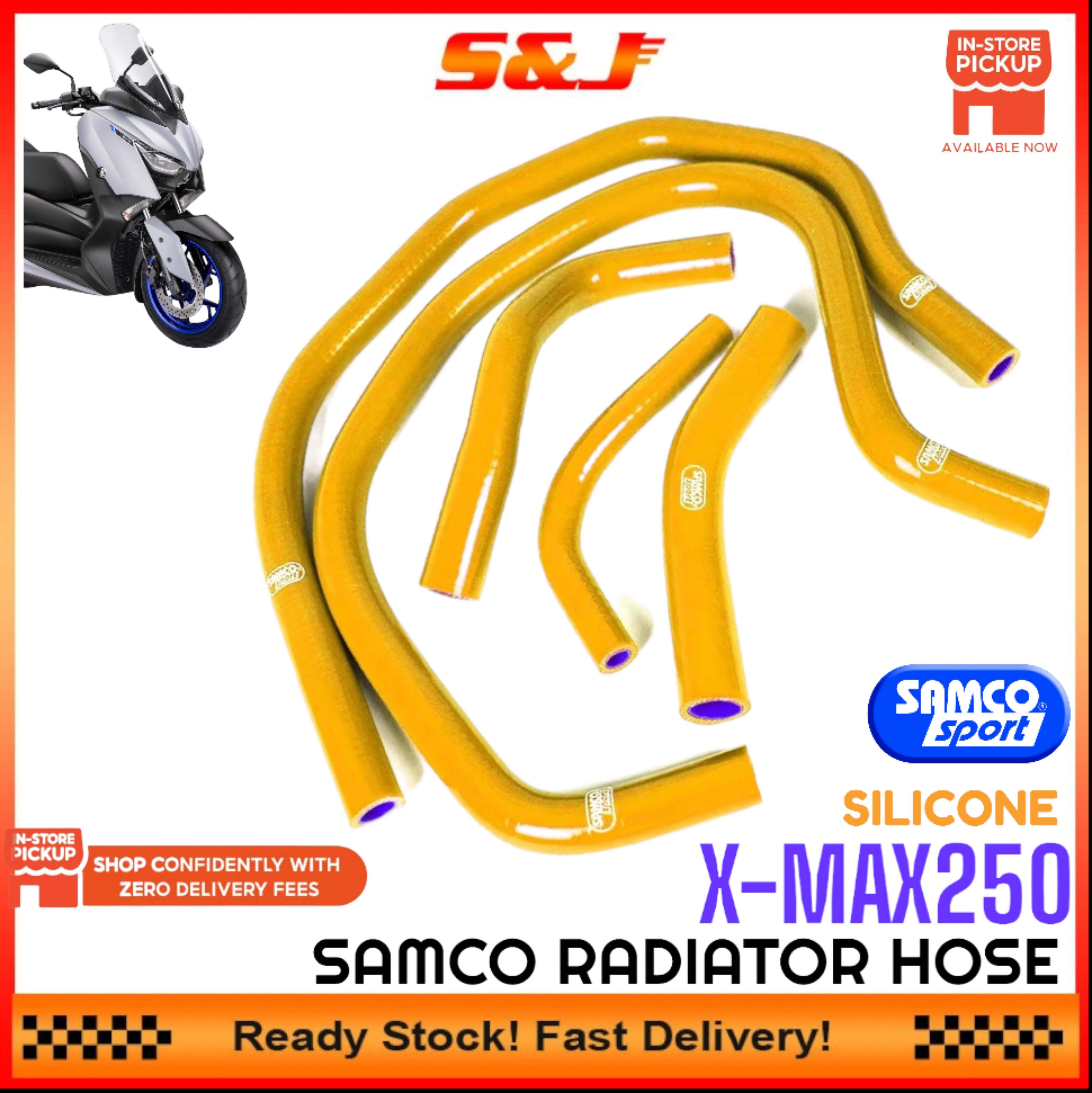 YAMAHA SAMCO XMAX X-MAX 250 300 RADIATOR HOSE COOLANT HOSE SILICONE ...