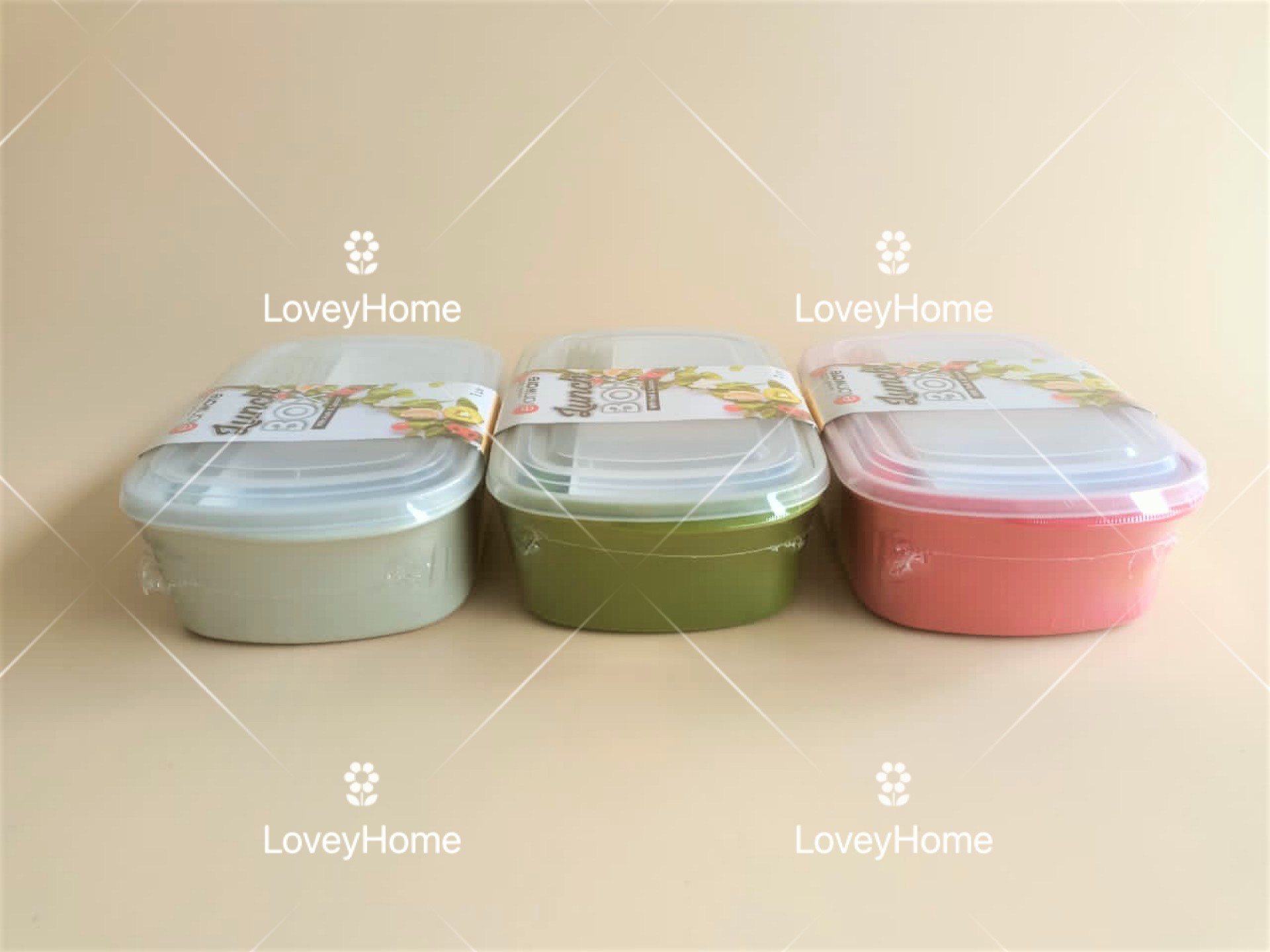 Elianware Plastic Bento Lunch Box With Fork & Spoon Food Keeper ...
