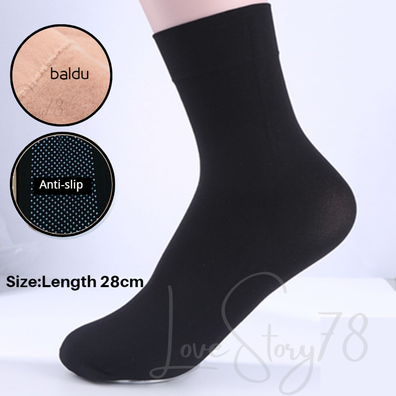 LOVESTORY Kualiti Selesa Stokin Muslimah Tebal Socks Women Sarung Kaki ...