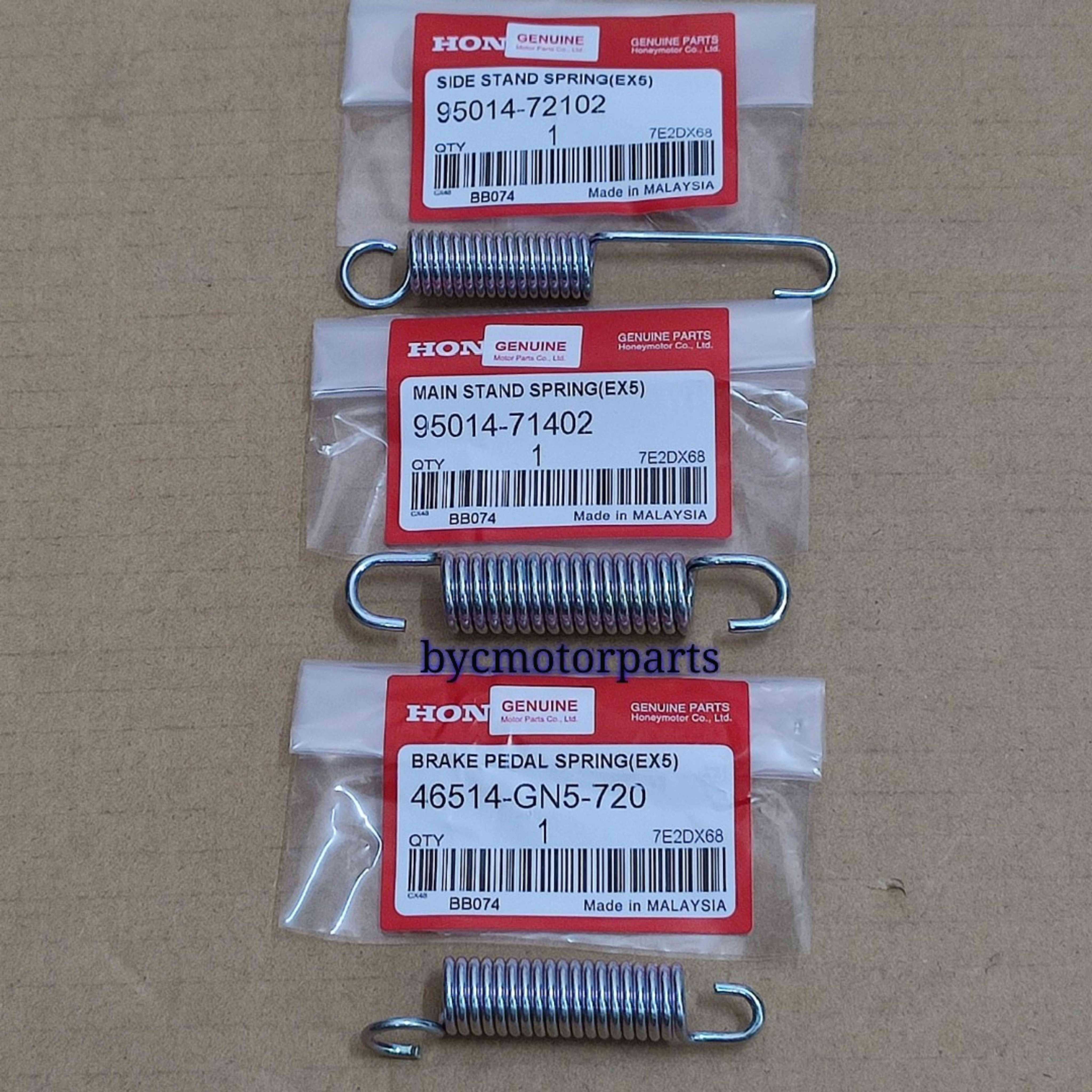 HONDA C70 GBO EX5HP EX5 DREAM MAIN DOUBLE STAND SIDE STAND BRAKE PEDAL ...