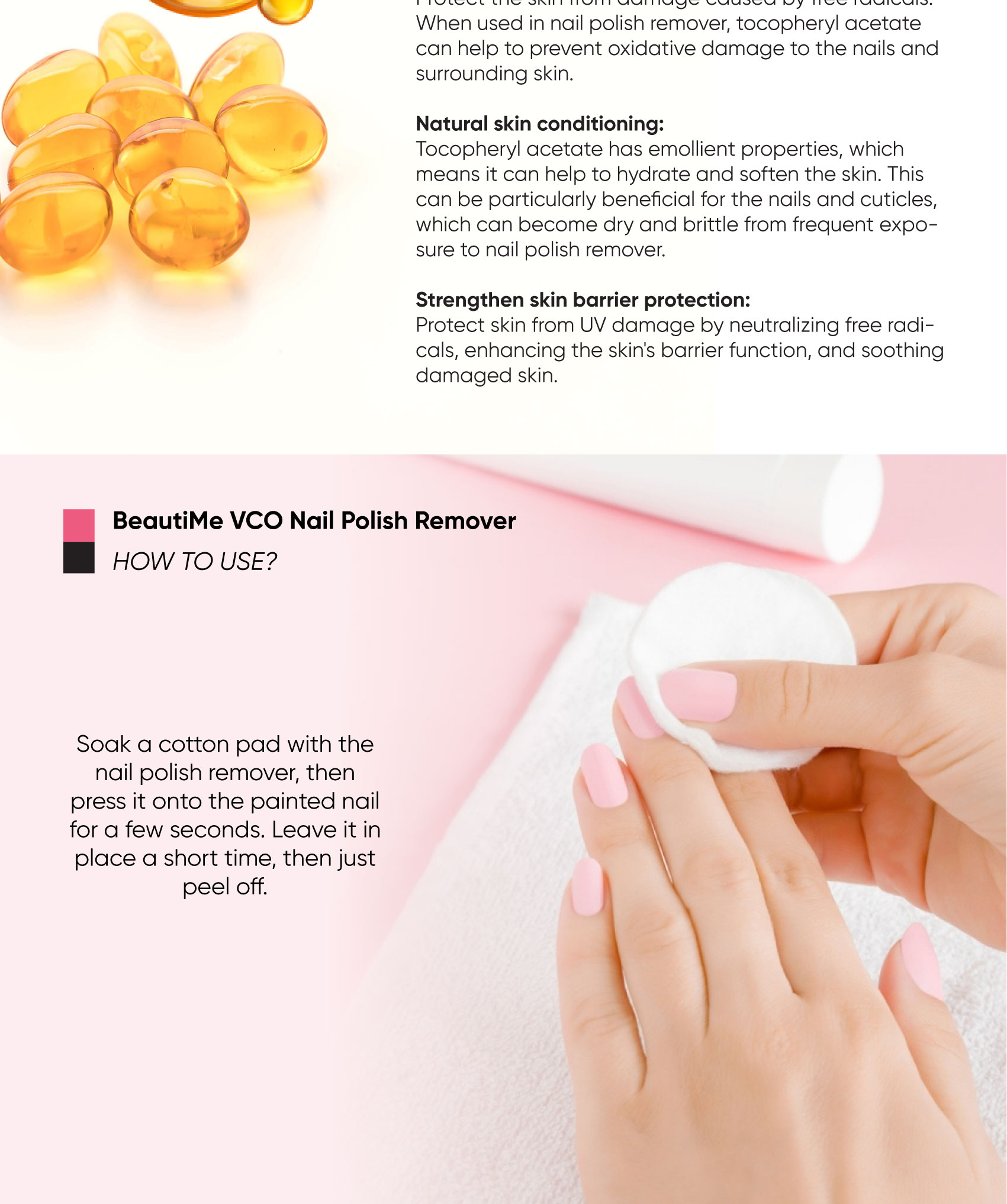 BeautiMe VCO Nail Polish Remover (200ml) (2026 new packaging) | Shopee ...