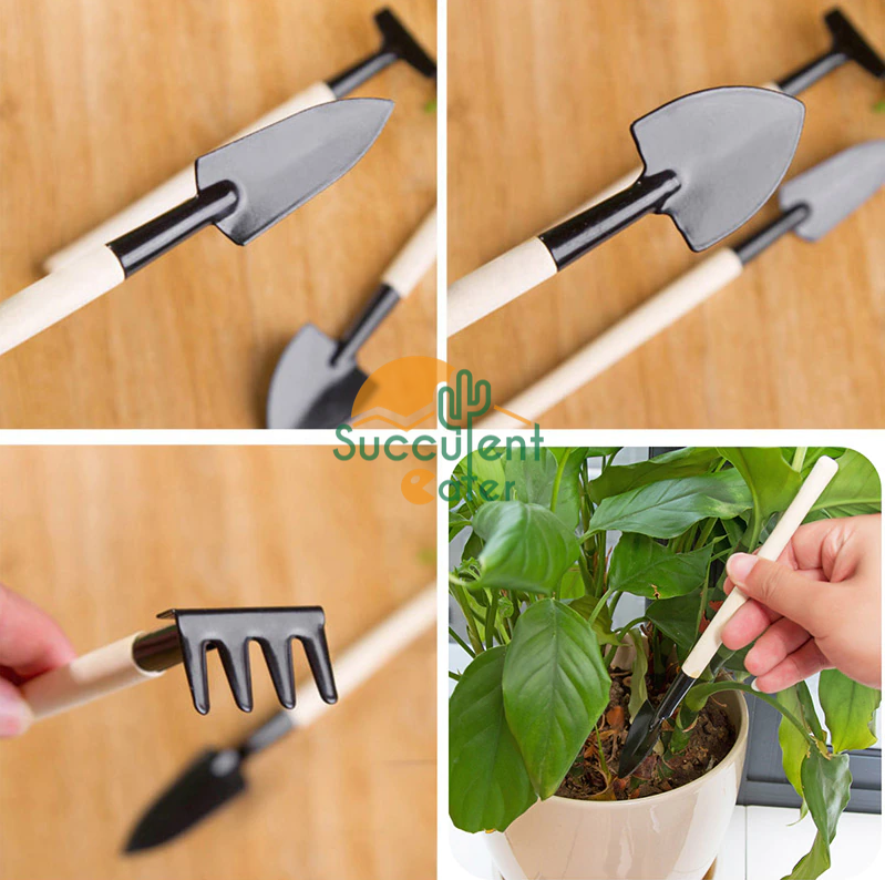 3 in 1 Gardening Plant Tools Set Garden Spade Shovel Rake Peralatan ...
