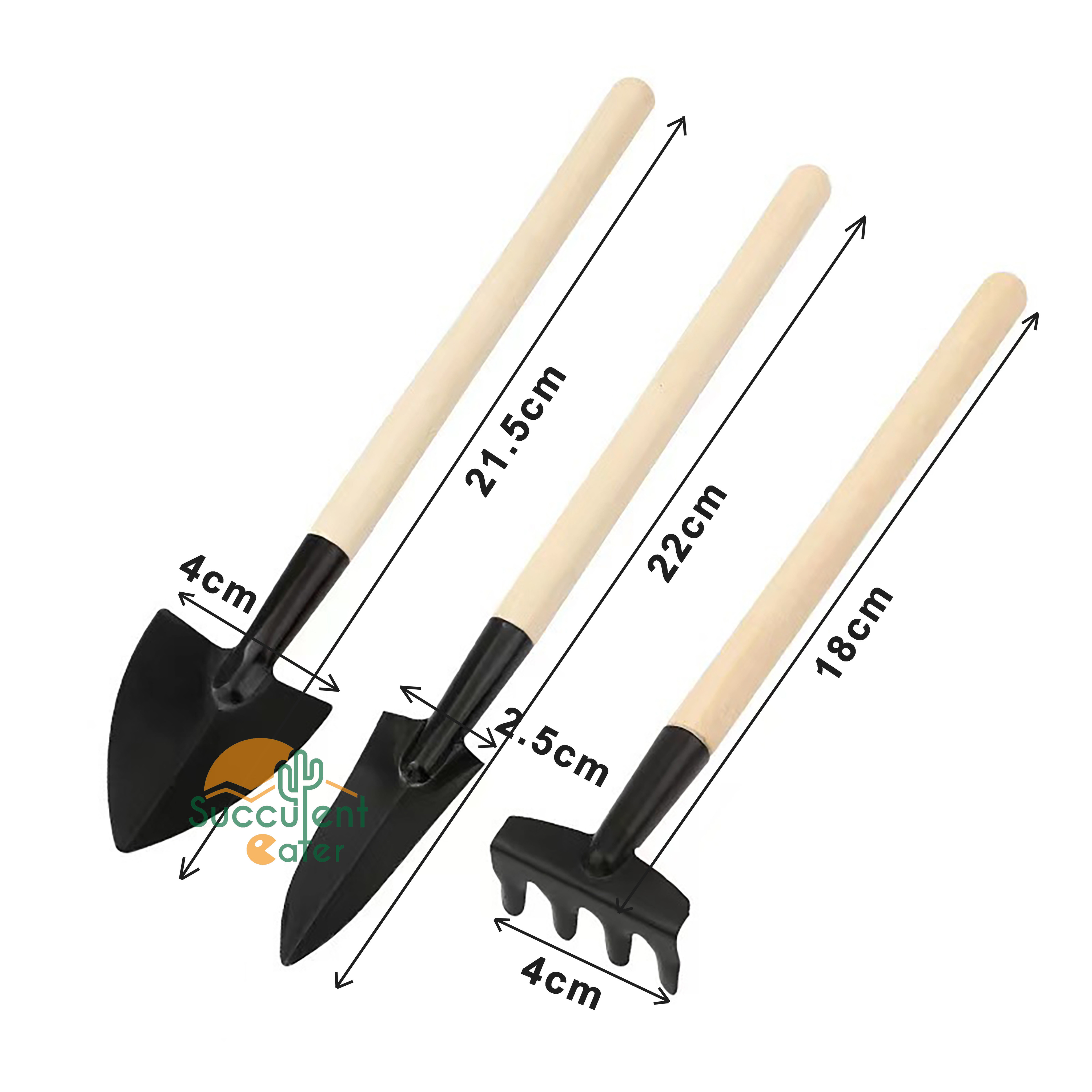3 in 1 Gardening Plant Tools Set Garden Spade Shovel Rake Peralatan ...