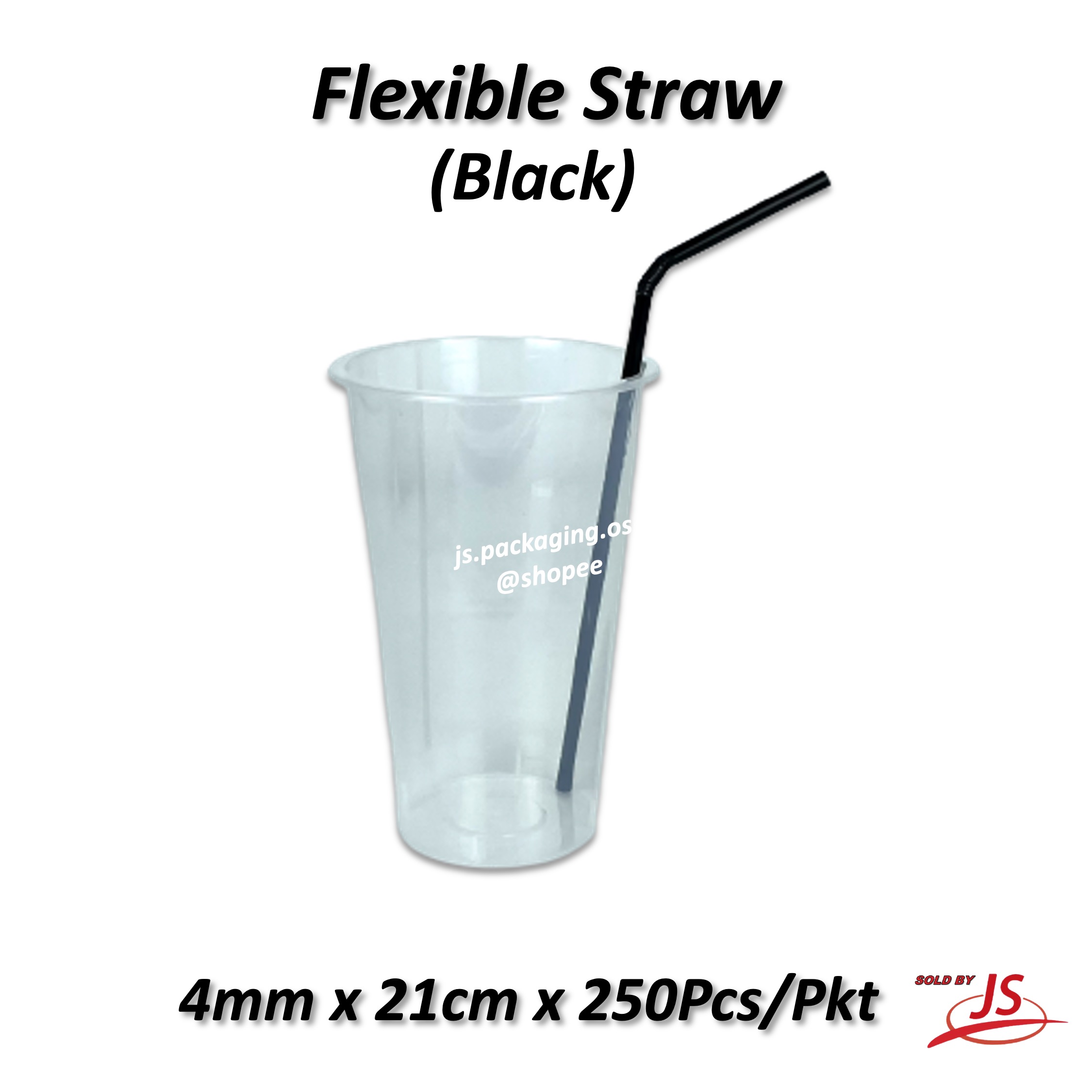 Flexible Straw Art Straw Colorful Party Disposable Drinking Straws Big ...