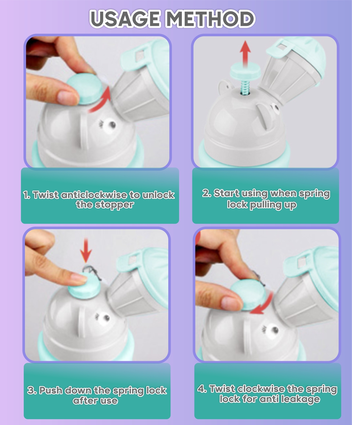 Kid Pee Bottle (500ml) for Boys & Girls Bekas Kencing Kanak Kanak ...