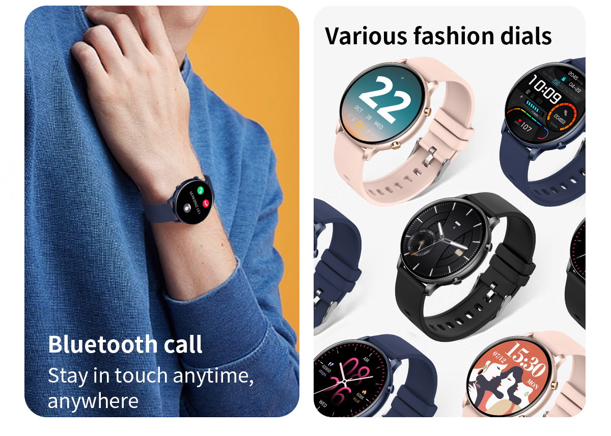 Aolon GTR Smart Watch 1.39 Inch High-Definition Screen Bluetooth Call ...