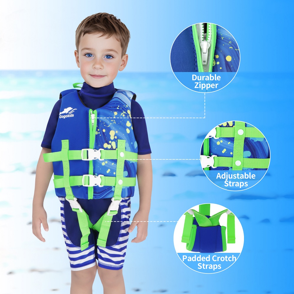 Gogokids Children Baby Inflatable Swimming Vest Safety Life Jacket Safe ...