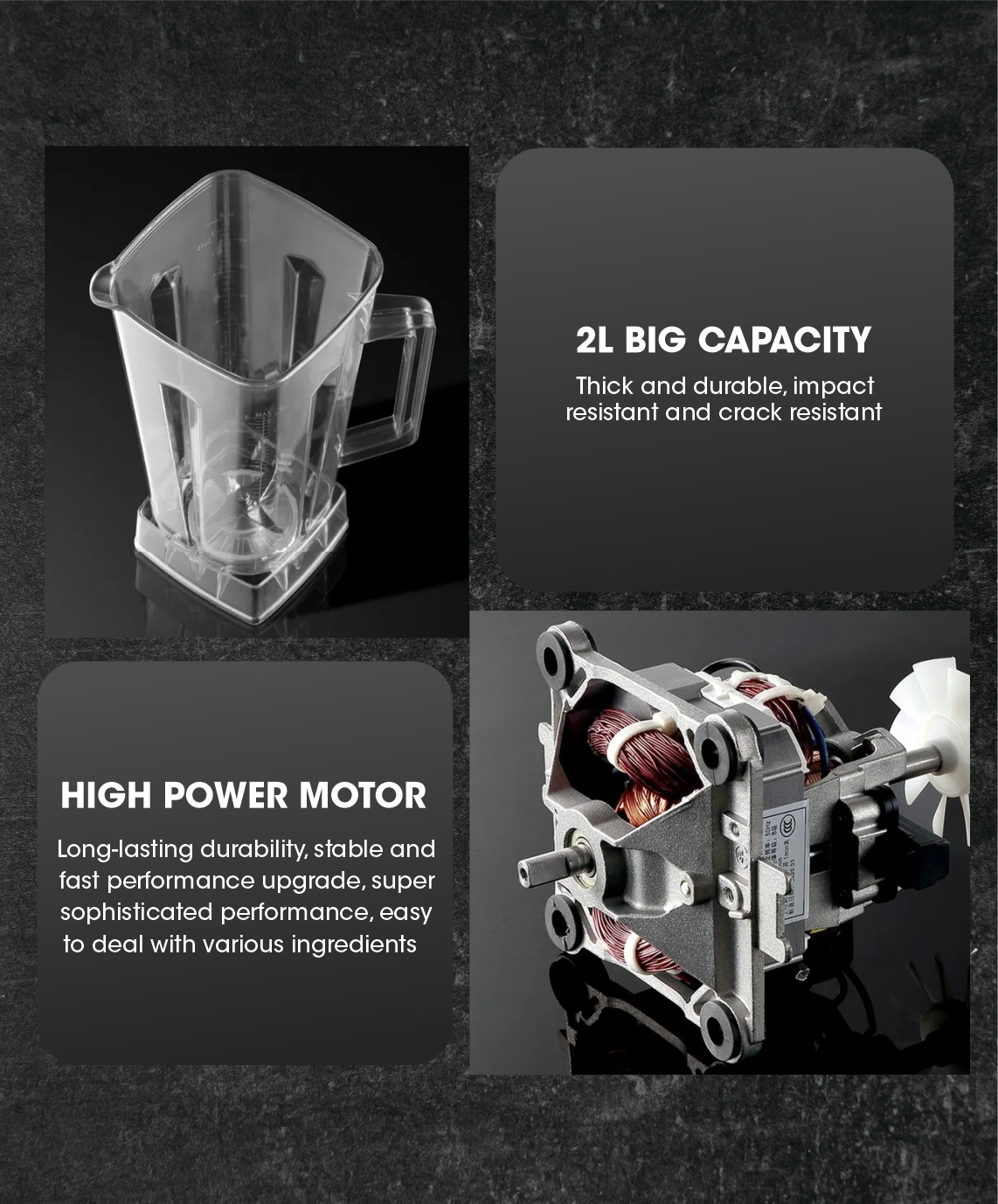 【Clearance】[Msia Plug] 4500W Heavy Duty Kitchen Blender Machine (2L ...