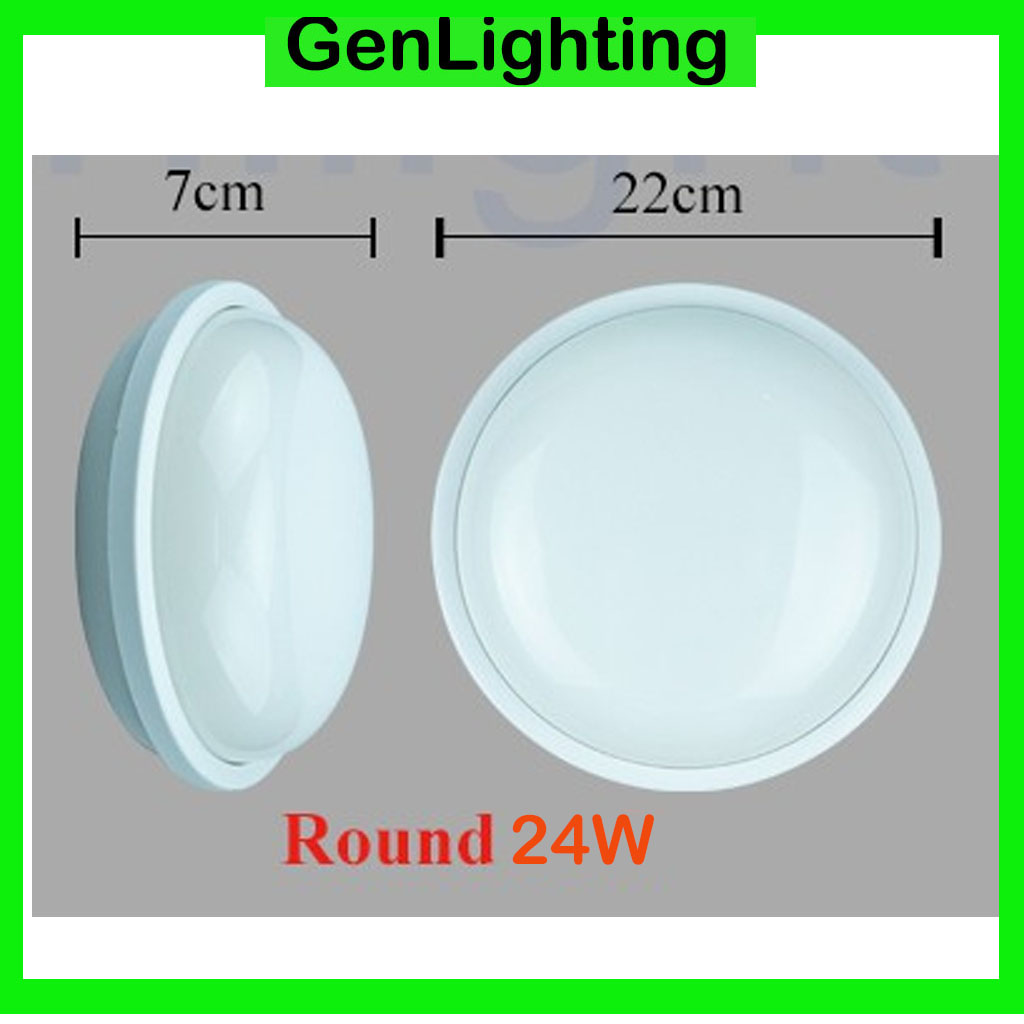 GenLighting / Waterproof Outdoor Lighting LED Porch Wall Light Bulkhead ...
