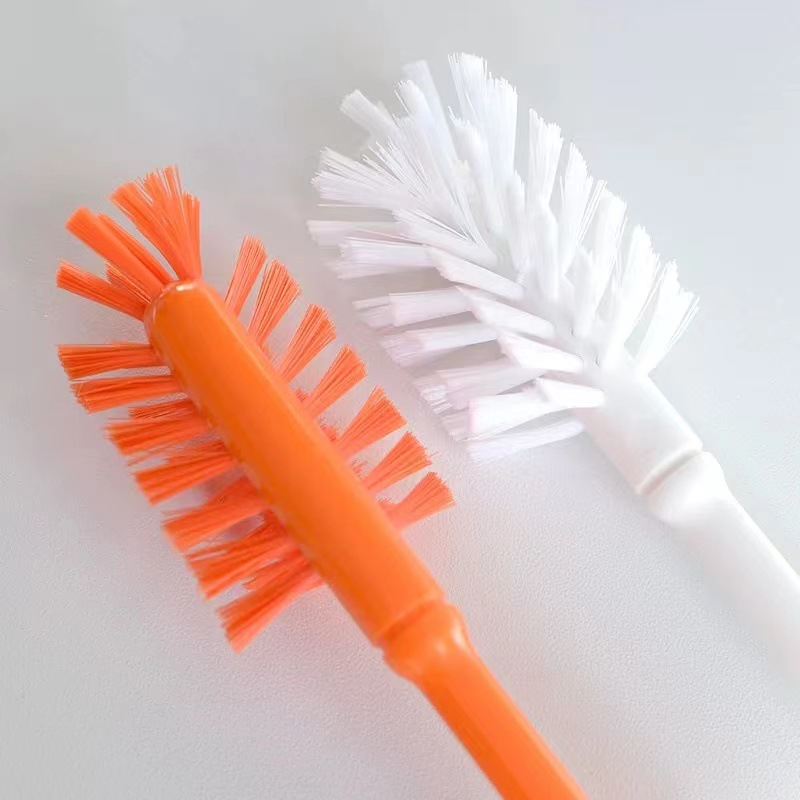 BOTTLE BRUSH 43CM WHITE ORANGE BOTTLE CLEANER TOOL BERUS BOTOL DISH ...