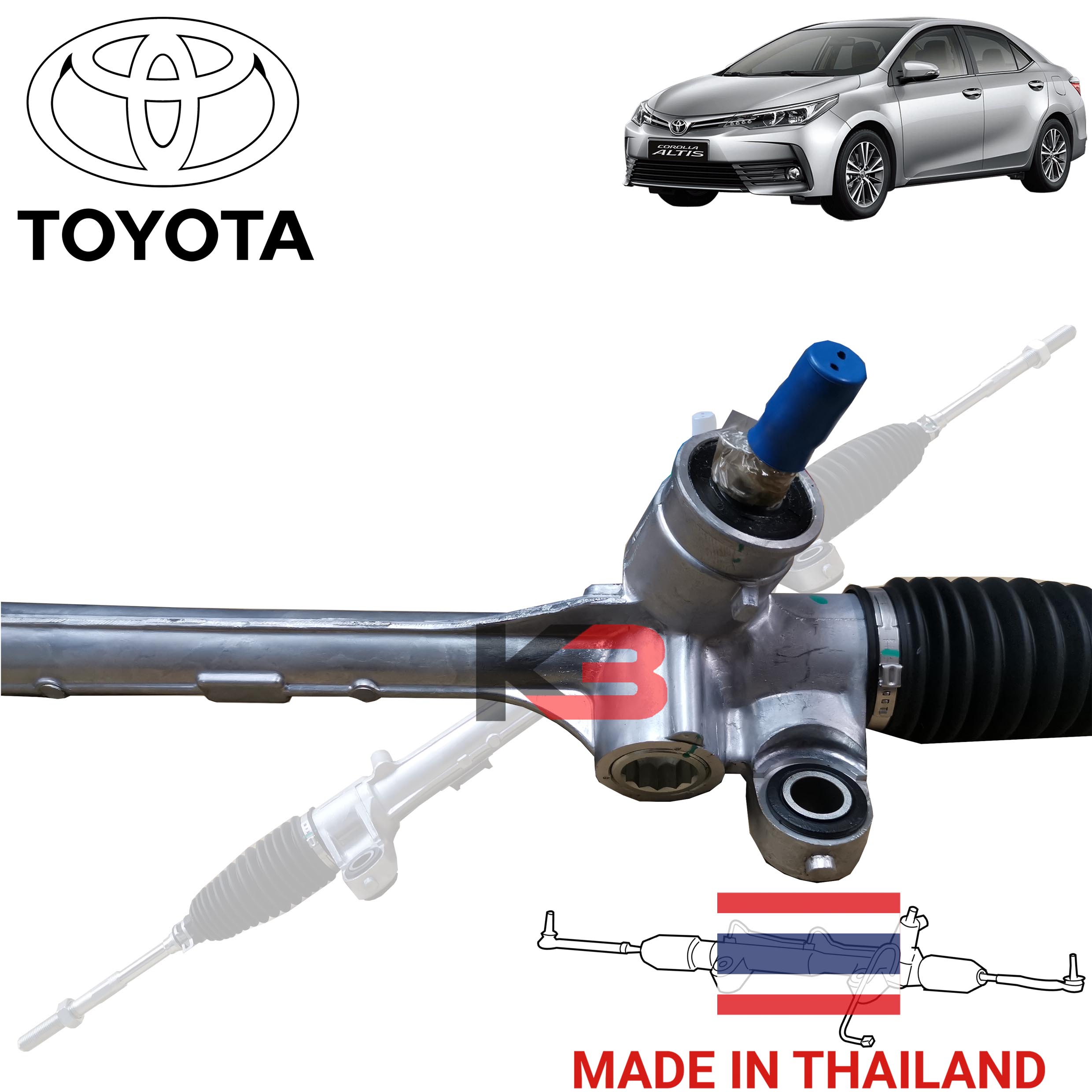 HI-QUALITY TOYOTA ALTIS ZRE172/ZRE173 2014-2018 NEW POWER STEERING RACK ...