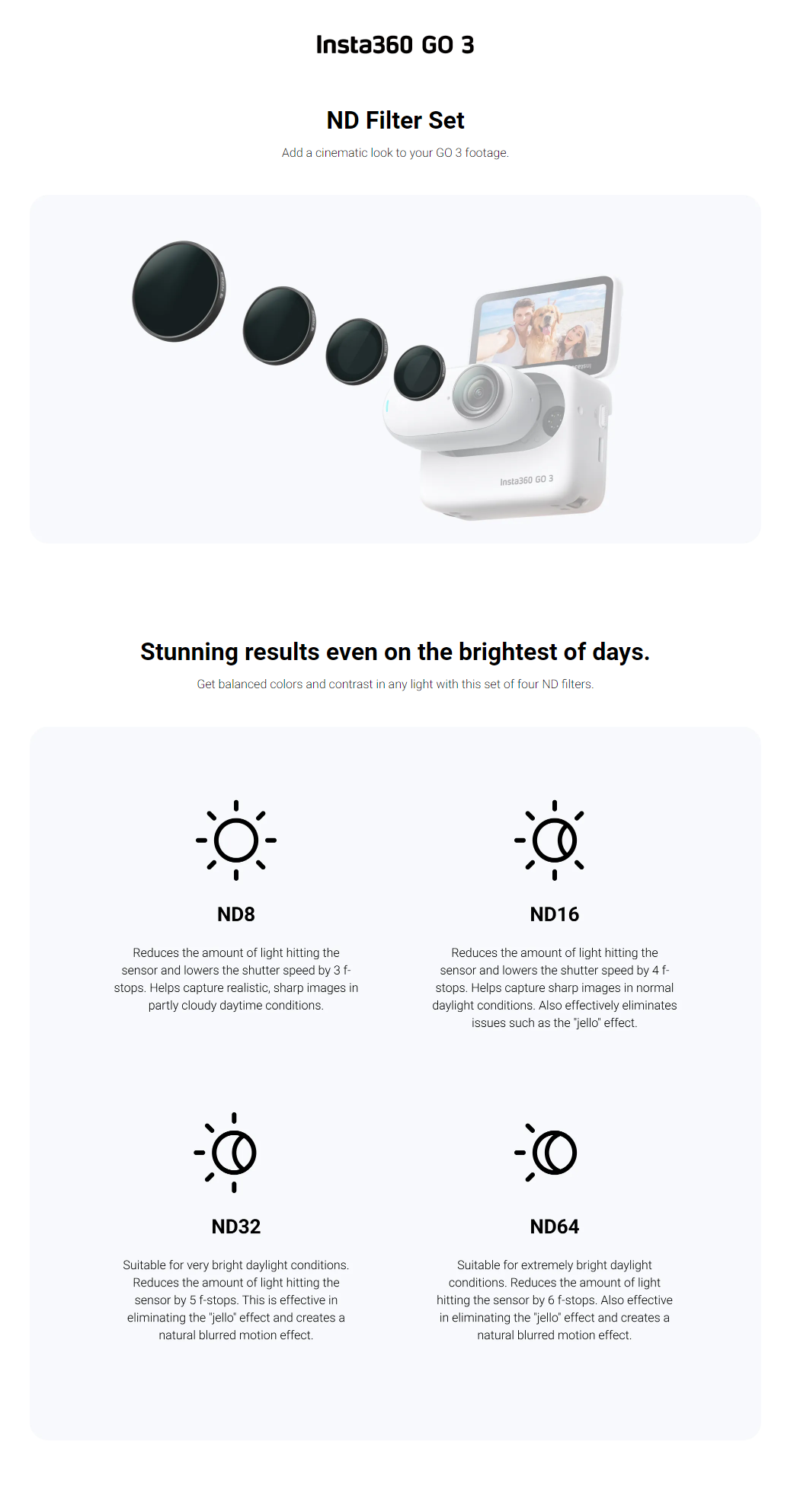 Insta360 GO 3 ND Filter Set | Shopee Malaysia