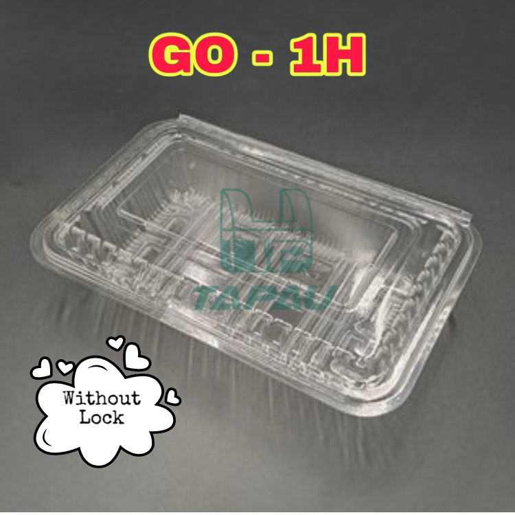 TAPAU - GO-1H / OPS - OP1H Plastic Tray [ 100 pcs+- ] Bakery Disposable ...