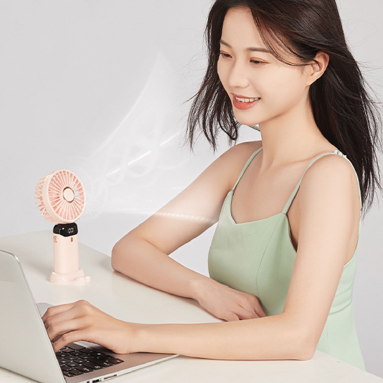 JDEX Mini Portable Handheld Fan usb kipas mini rechargeable ...