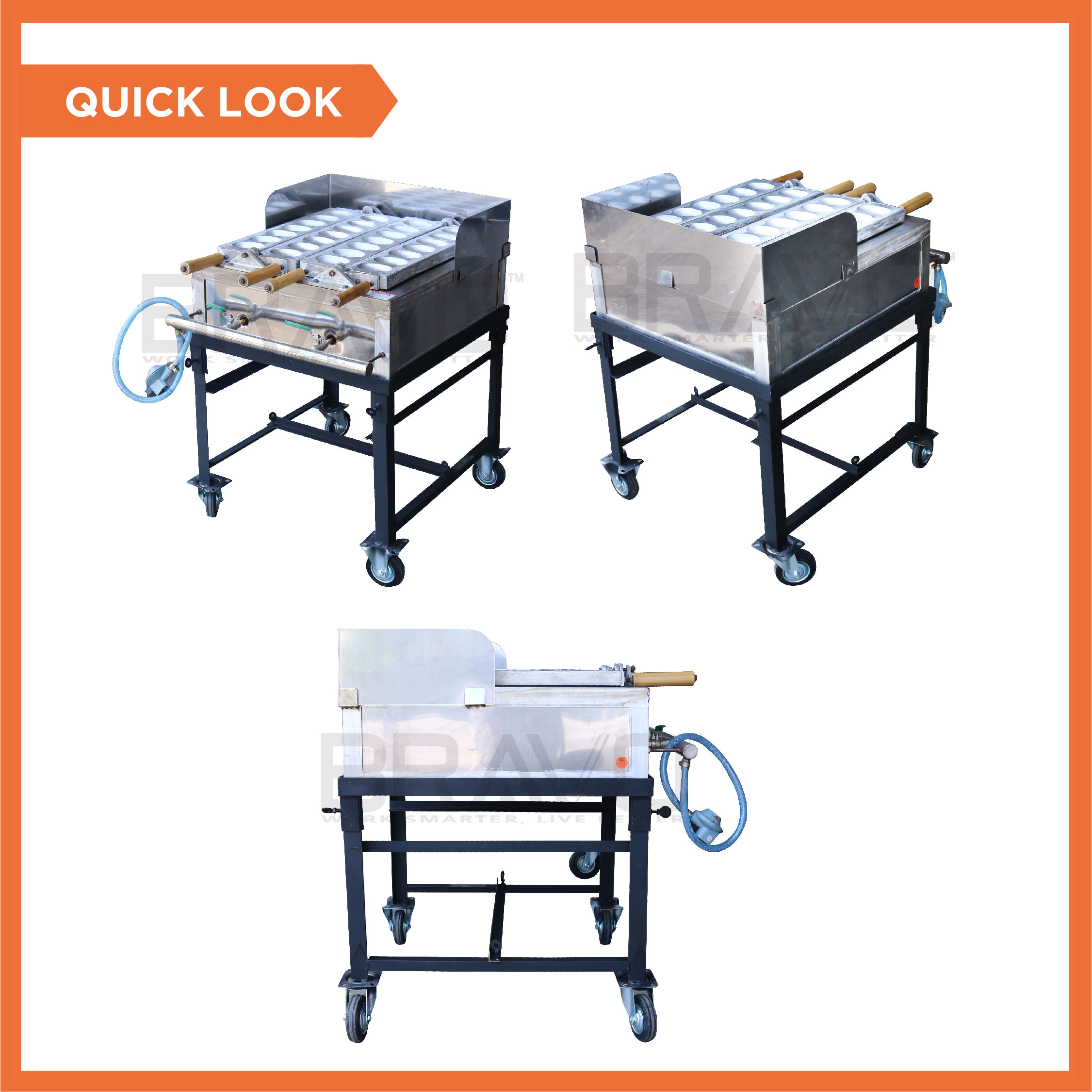 Bravo Kuih Akok Maker Pembakar Akok 2 Dapur Mesin Akok | Shopee Malaysia