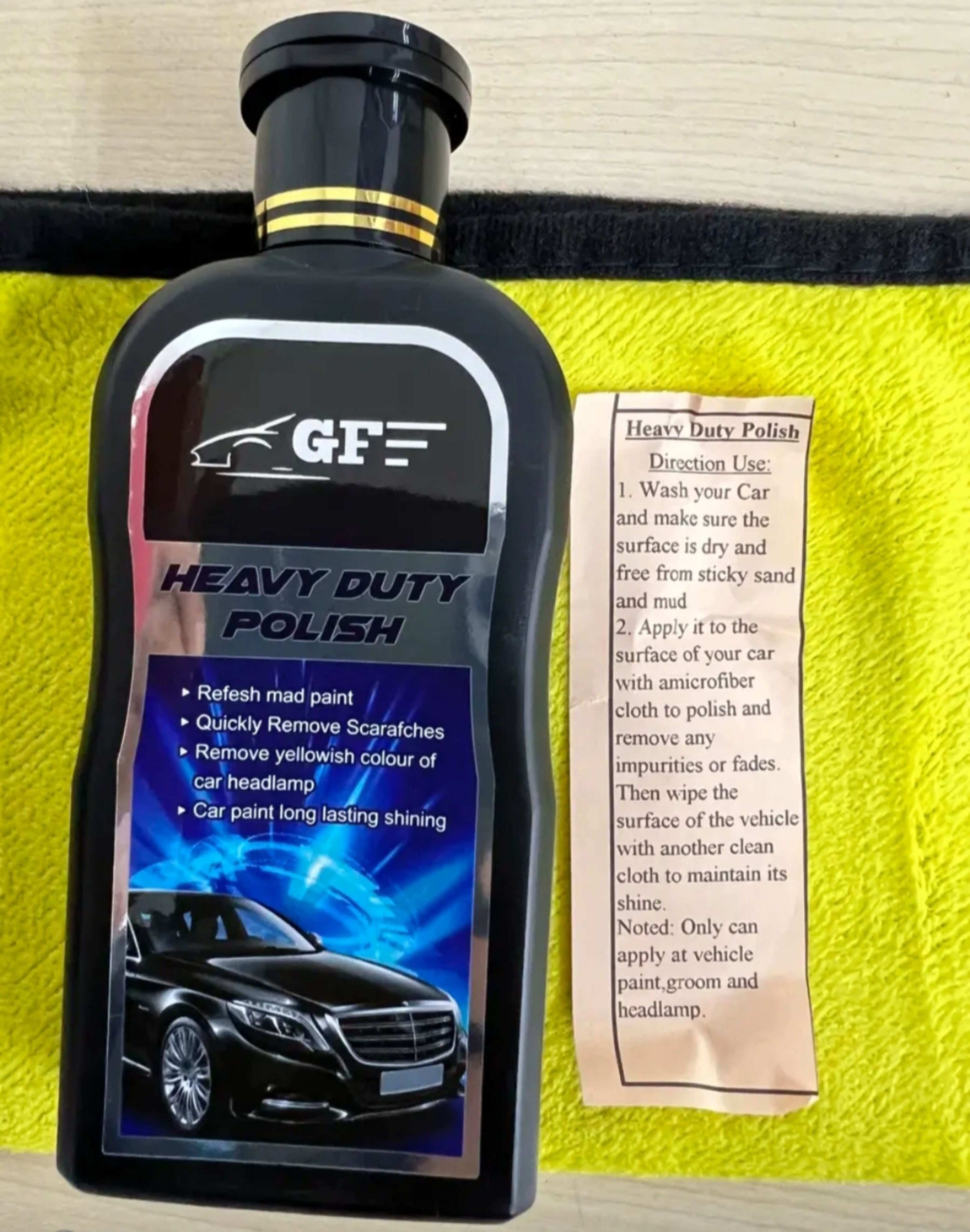 GF HEAVY DUTY POLISH 200ML ( HILANGKAN CAT MATI DAN KUSAM ) | Shopee ...