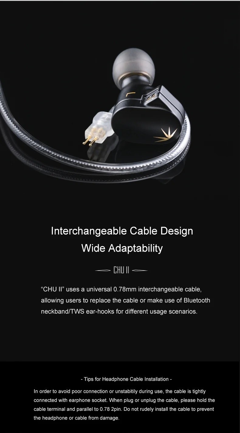 Moondrop Chu2 / Chu2 DSP -10mm Dynamic Driver In-ear Headphone Chu 2 ...