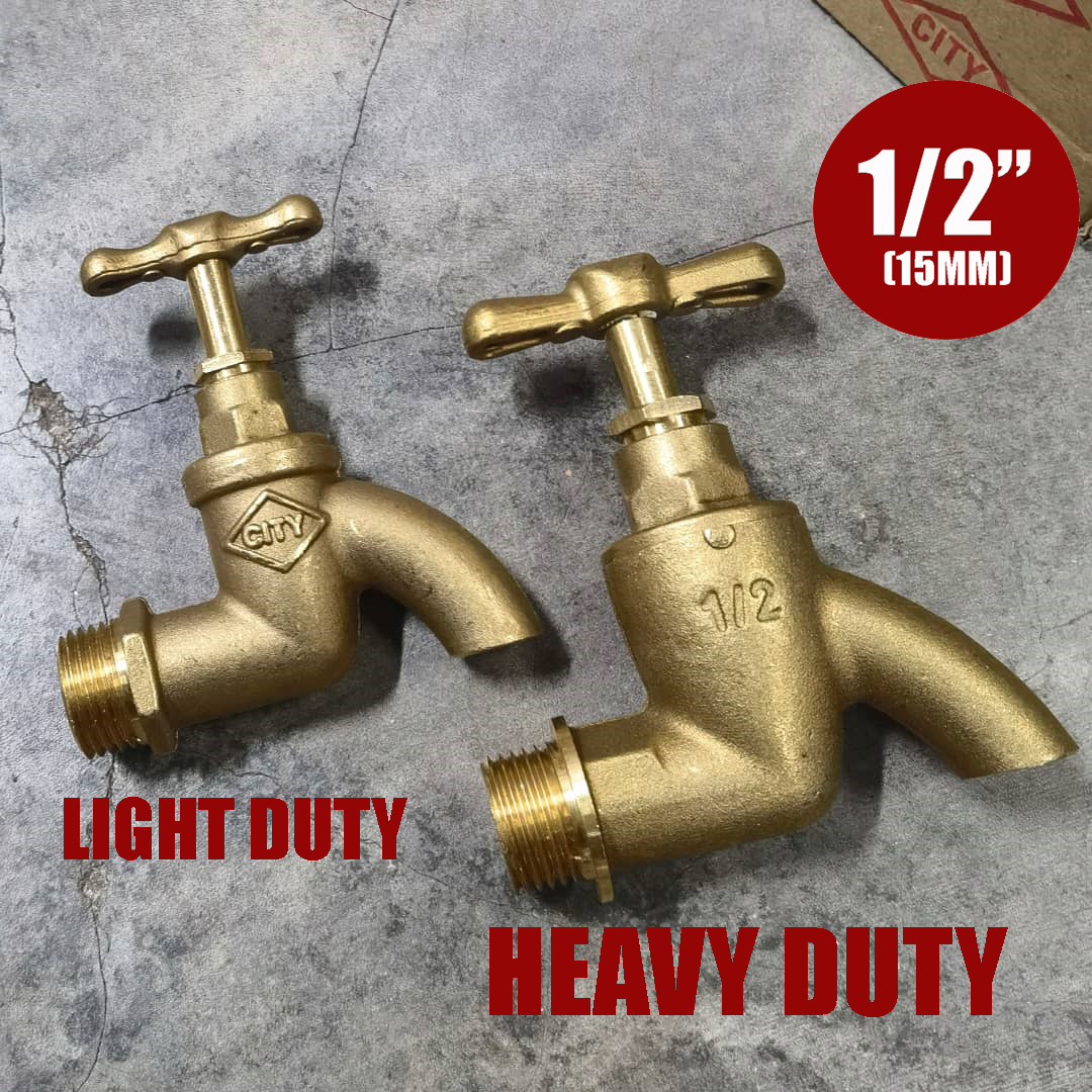 CITY 1/2" Brass Bib Tap ( Light / Heavy Duty) | Shopee Malaysia