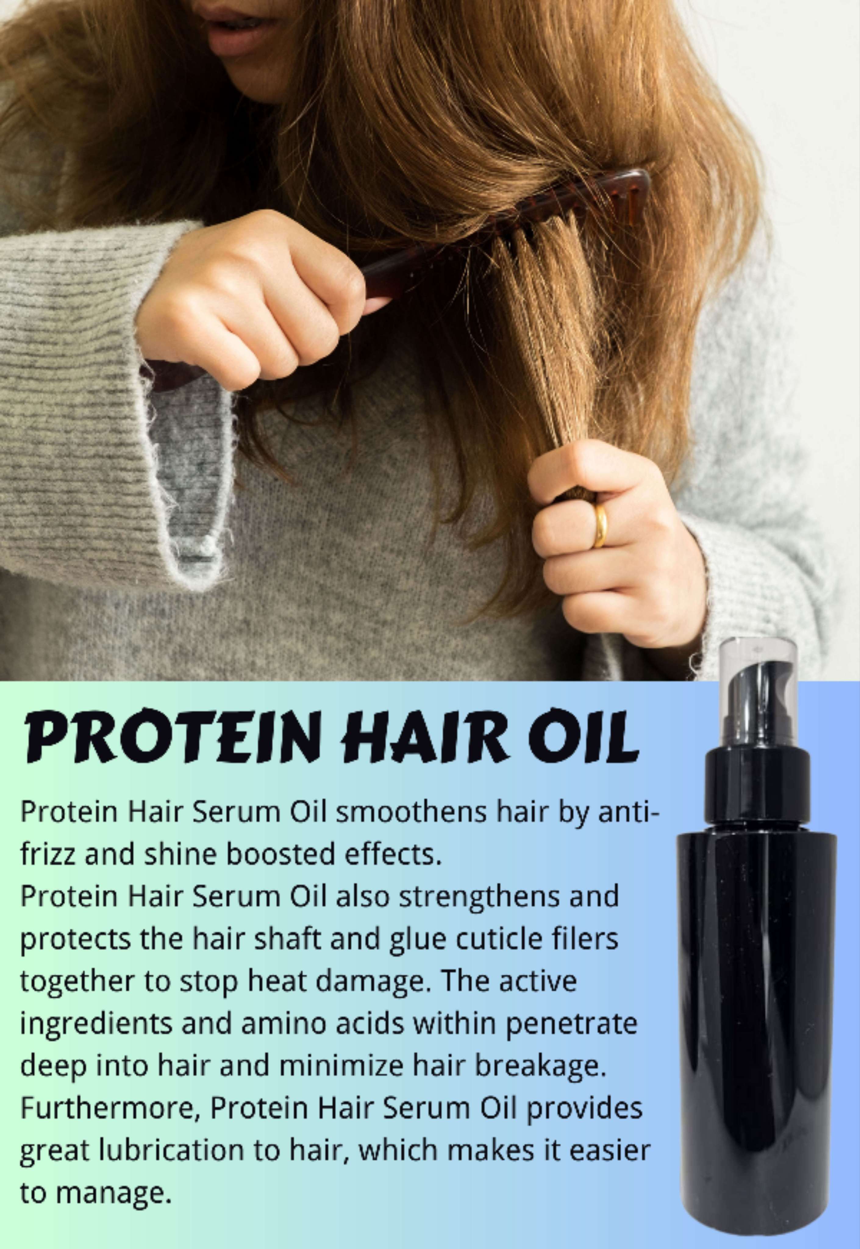 Borong Protein Hair Serum Oil 120ml | Shopee Malaysia