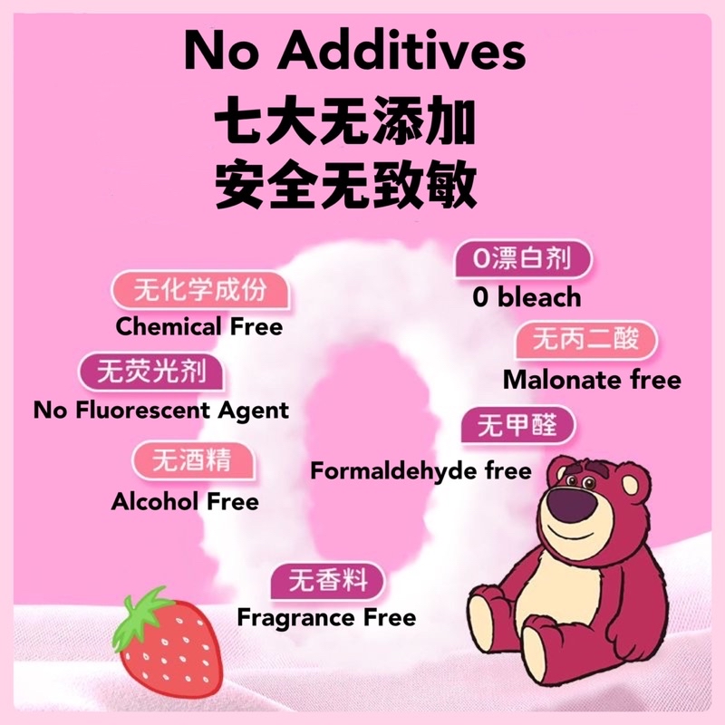 Lotso mini wet wipes /草莓熊迷你湿纸巾/mini wet tissue/Baby wet tissue/Tisu ...