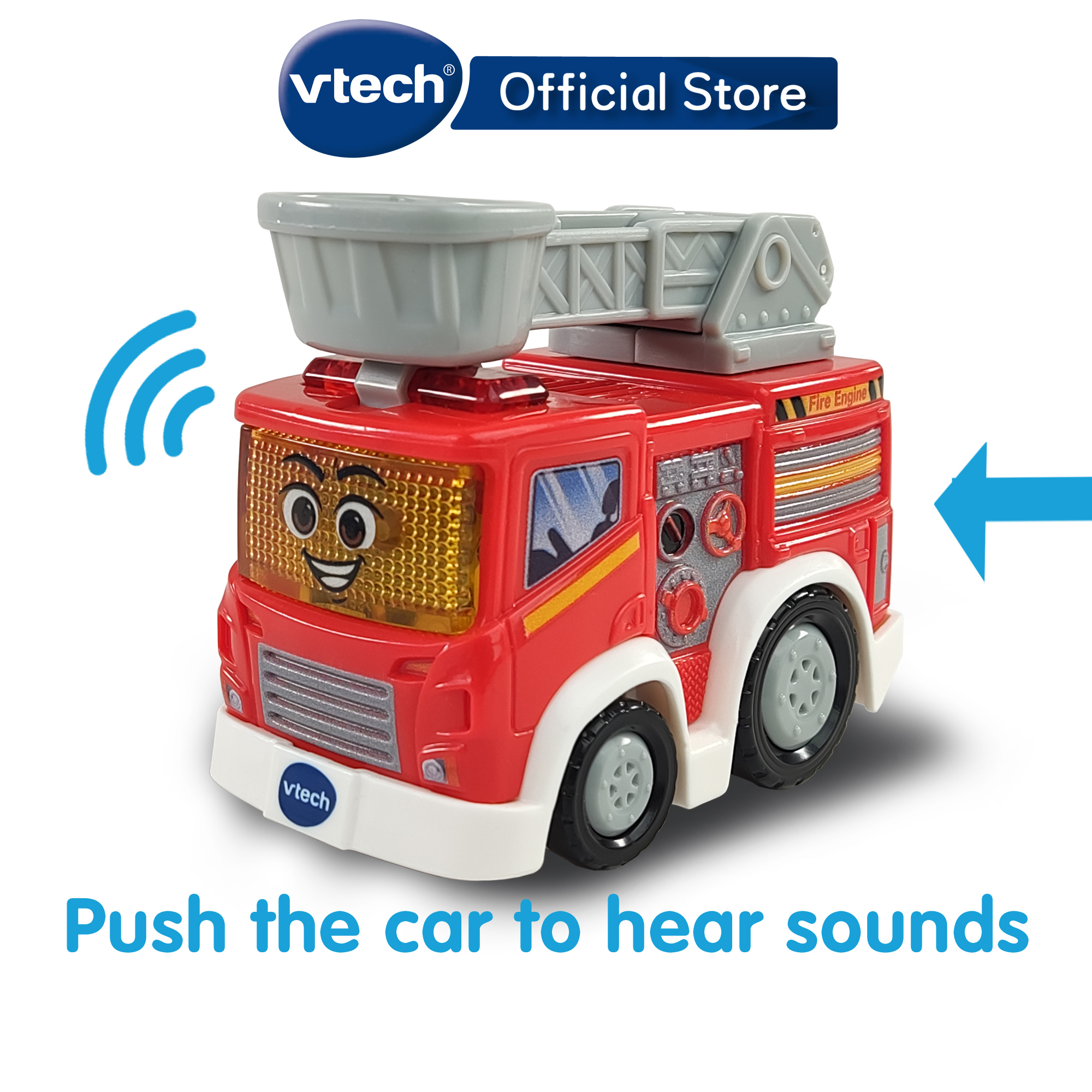 VTech Fire Engine Musical Vehicle Moveable Ladder Toys vehicle Car Toys ...