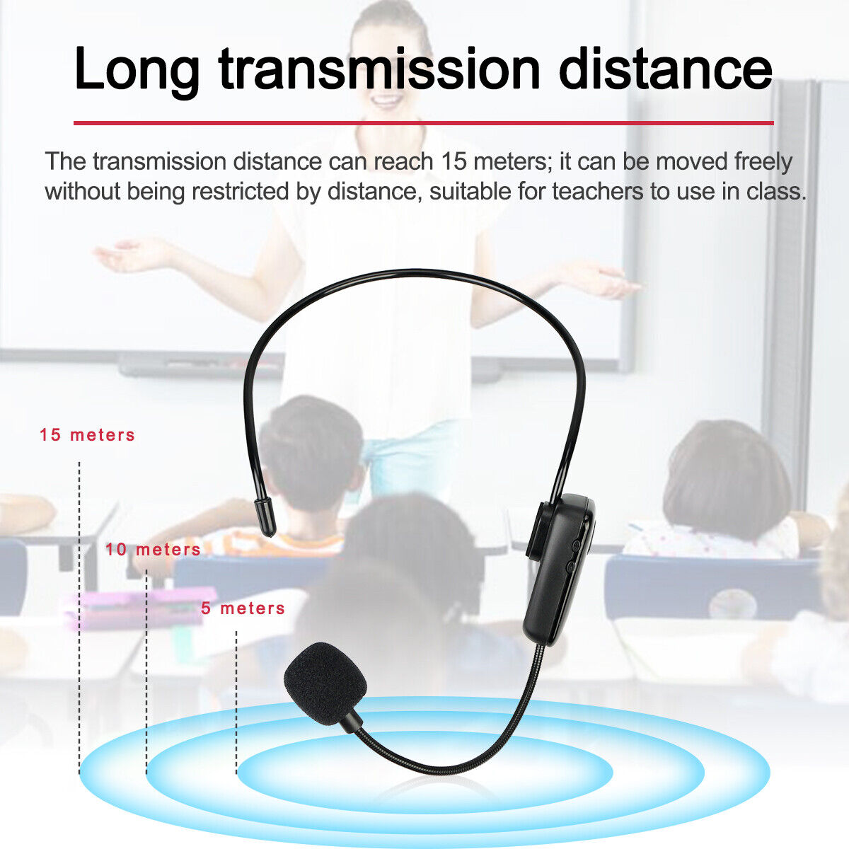 Wireless FM Microphone for Rolton Voice Amplifier ( Microphone Only ...