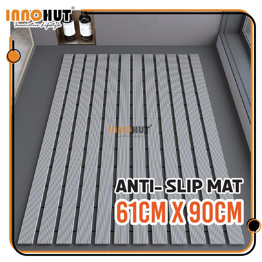 Innohut Anti Slip TPE Toilet Kitchen Bathroom Floor Mat Waterproof Bath ...