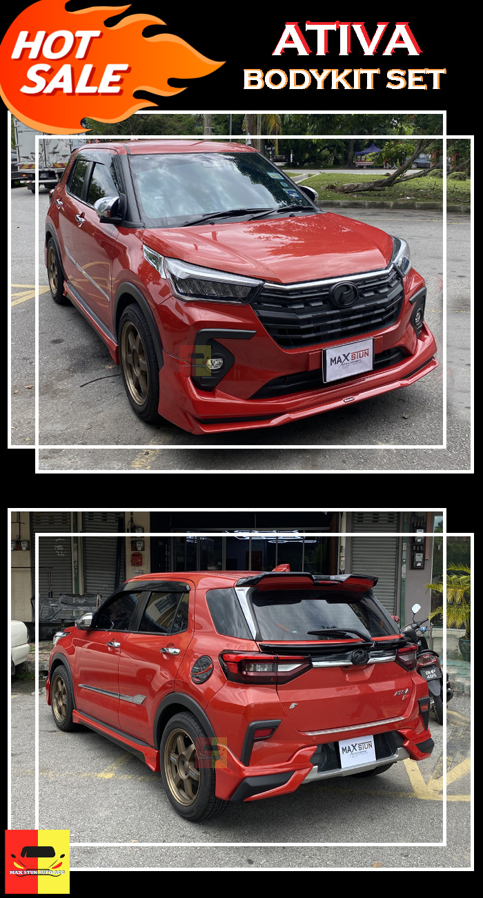 PERODUA ATIVA MODELISTA BODYKIT (MDLT) SKIRT LIP FOR ATIVA FRONT SKIRT ...