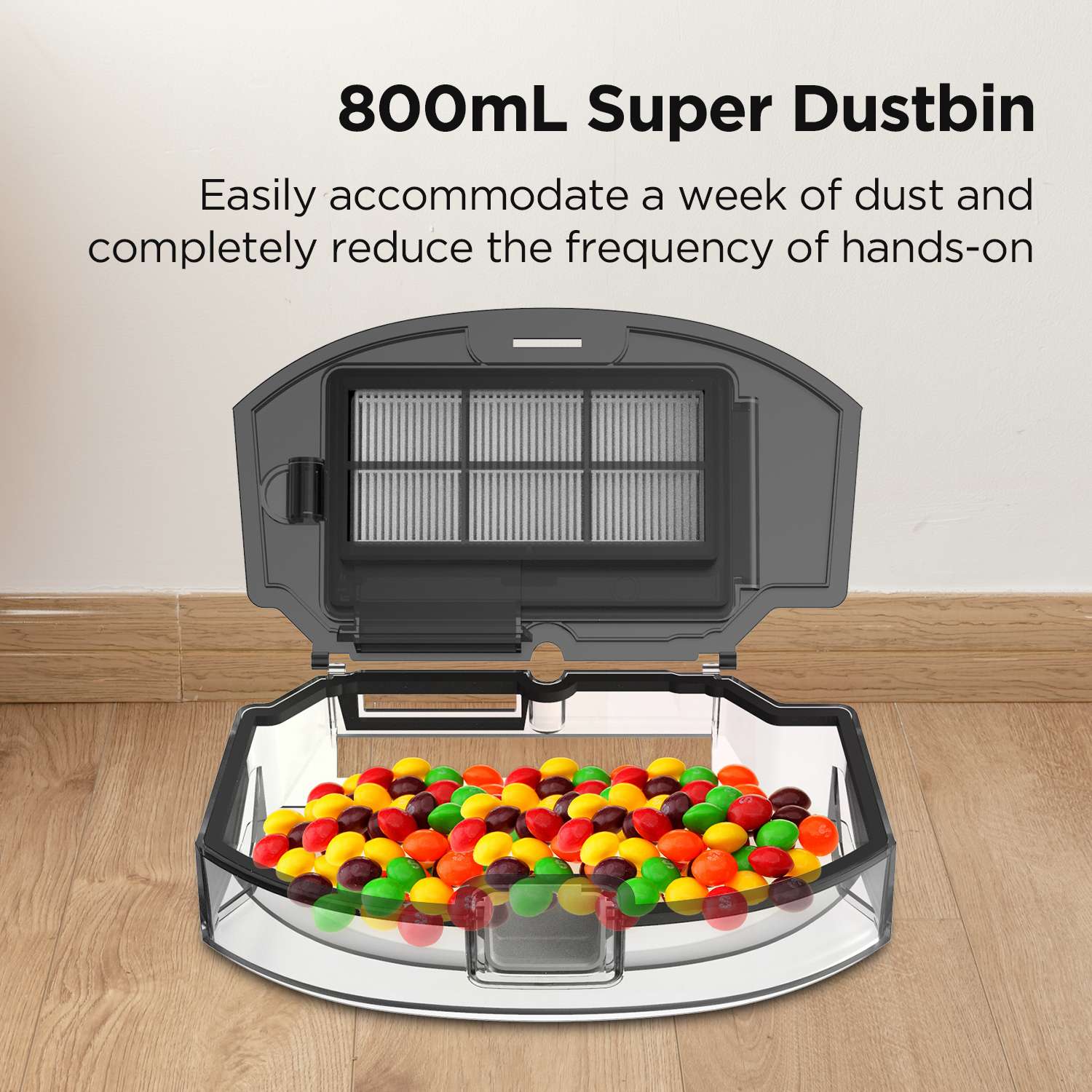 Khind Robotic Vacuum Cleaner Remote Control Black Sweep and Mop ...