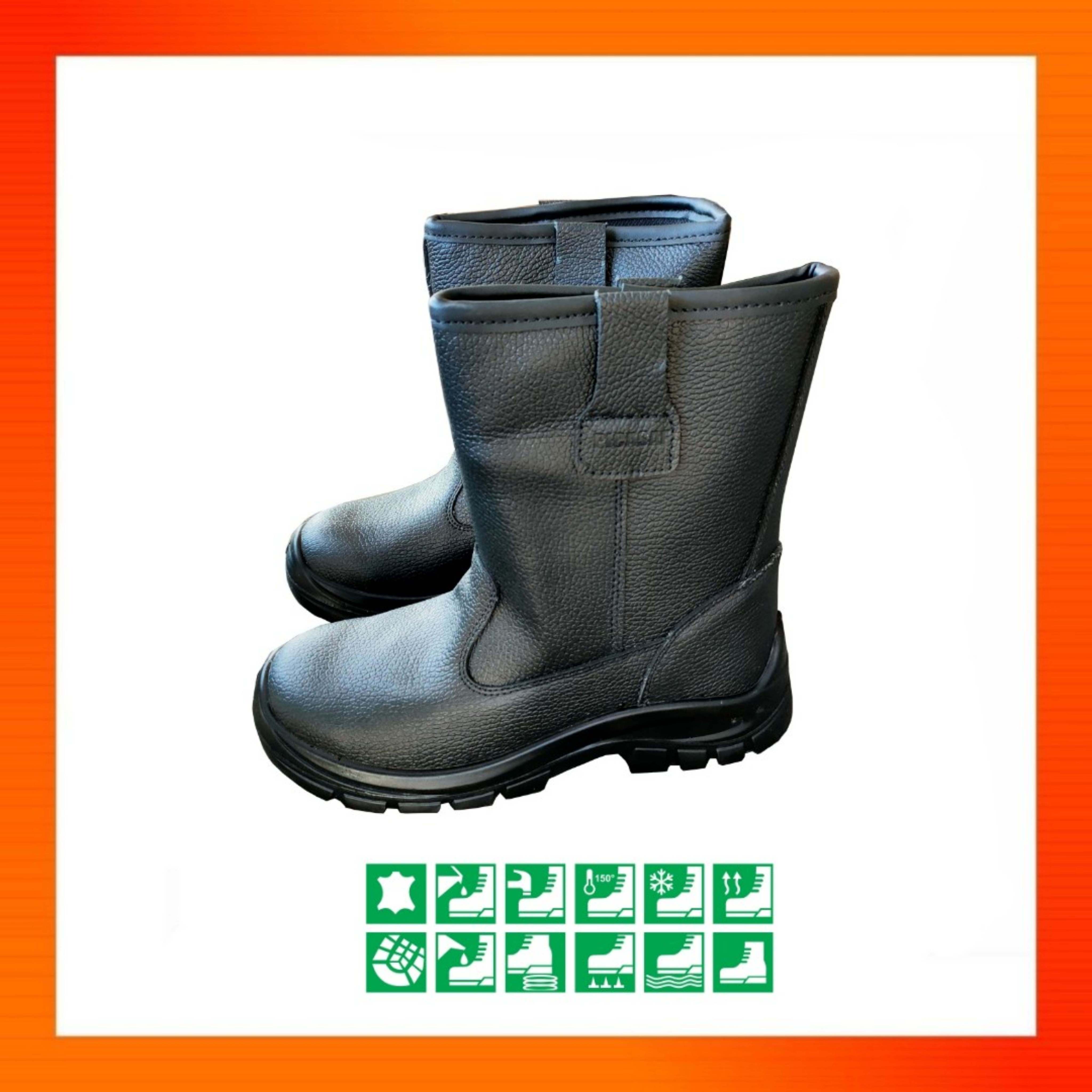 PICASAF STEEL TOE CAP MIDSOLE HIGH CUT SAFETY BOOT SAFETY SHOES KASUT ...