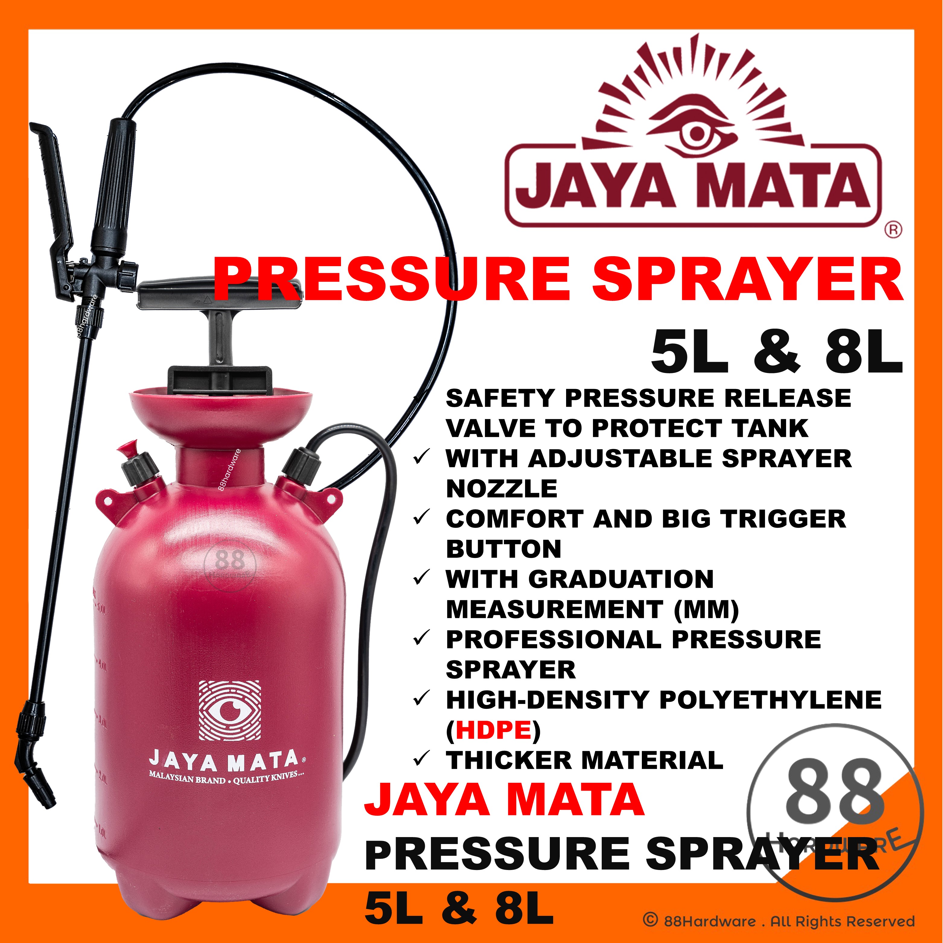 【100%ORI】5L 8L Jaya Mata water sprayer pump Pam racun Pam racun Pump racun Pressure sprayer ...
