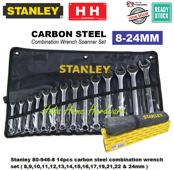 Set Sepana Kombinasi Stanley carbon steel 8-24 mm Combination Wrench ...
