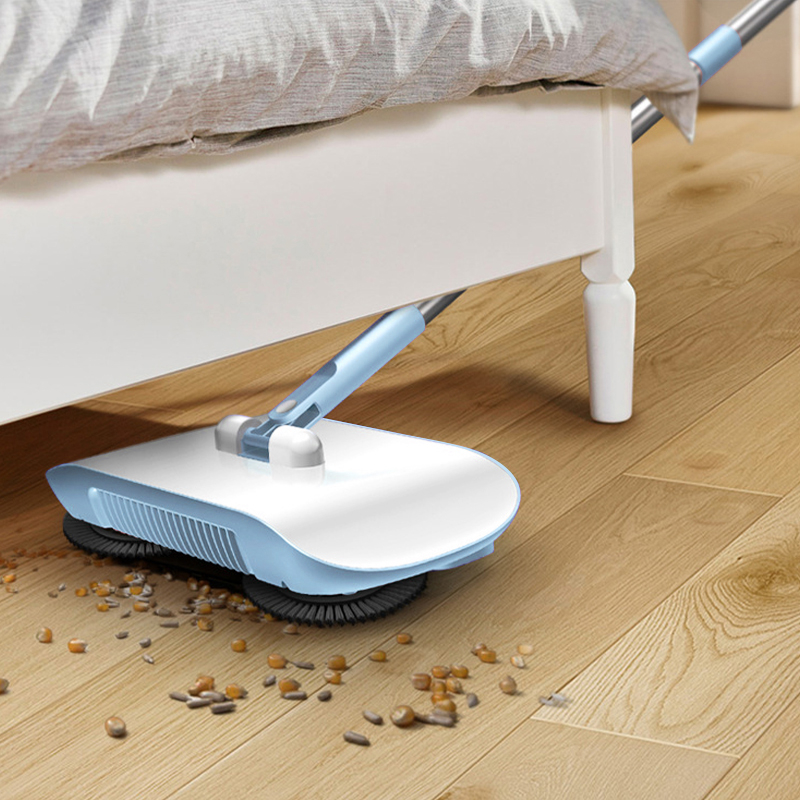 BEULIFE Hand Push Magic Broom Floor Sweeper Micro Fabric Mop Home ...