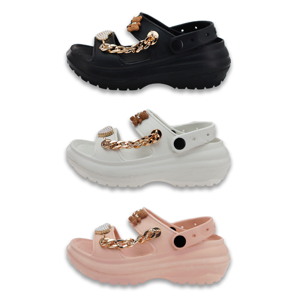 SCSI Sandal / Women Sandal / Button Sandal / Sandal Perempuan / Sandal ...
