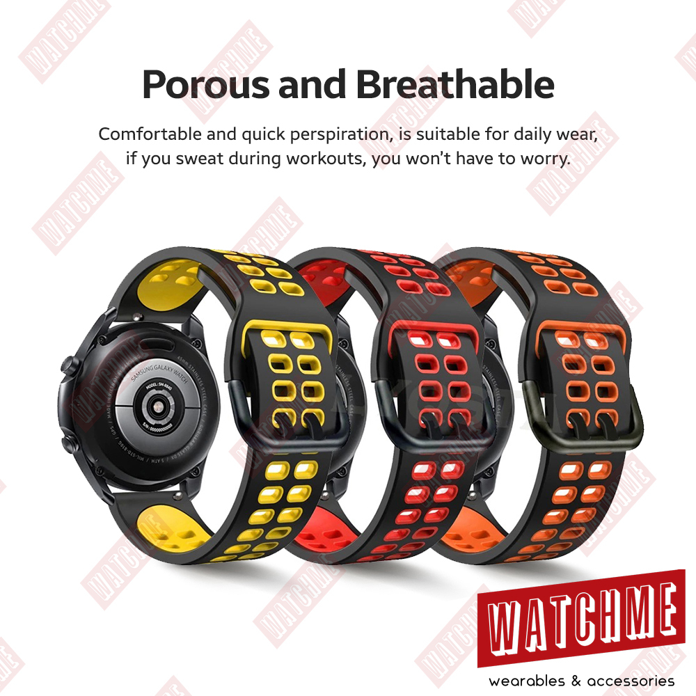 AUKEY LS02, SW-1, SW-1S Smartwatch Strap, Porous Series 22mm 20mm (For ...