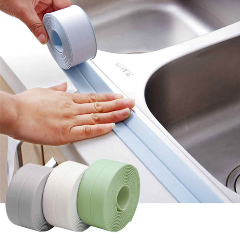 𝗔𝗡𝗧𝗜 𝗠𝗜𝗟𝗗𝗘𝗪 》 Self Adhesive Sticker Sealing Caulk Strip Wall Seal ...