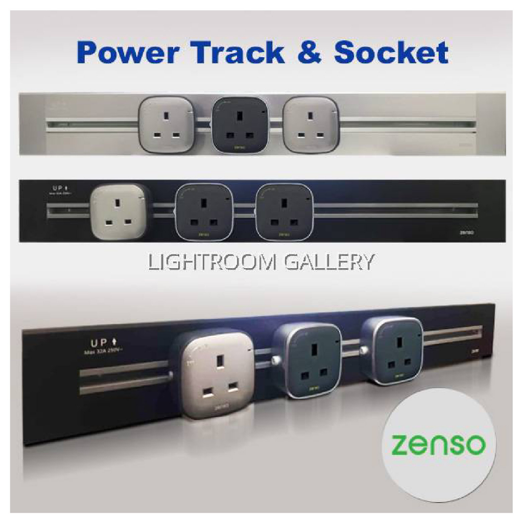 QuickFix [SIRIM] Power Track Socket ZENSO Z-Line Surface 600mm 800mm ...