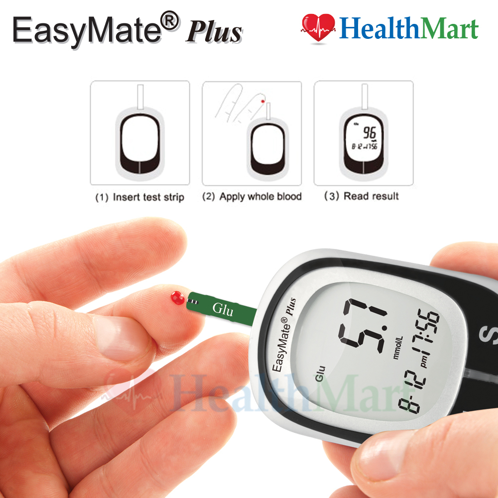 EasyMate Plus meter 5 in 1 Hemoglobin Set (Meter + Hemoglobin Test ...