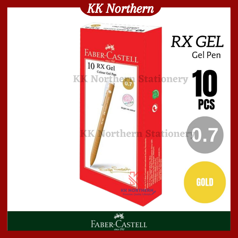 Faber-Castell RX GEL Gel Pen 10pcs/box 0.38mm / 0.5mm / 0.7mm Pen ...