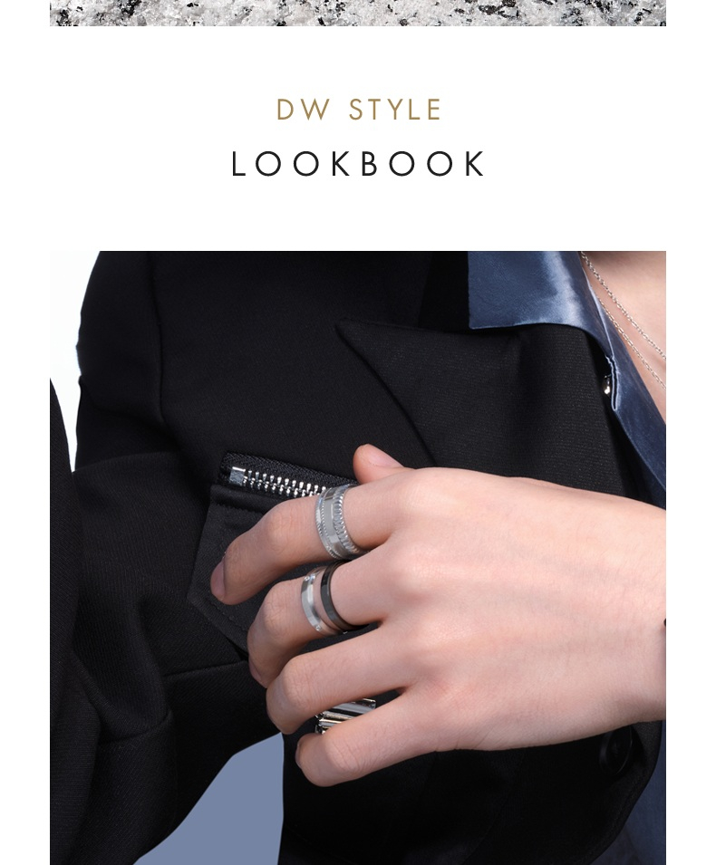 Daniel Wellington Classic Ring Black - Unisex Ring - Couple Rings ...