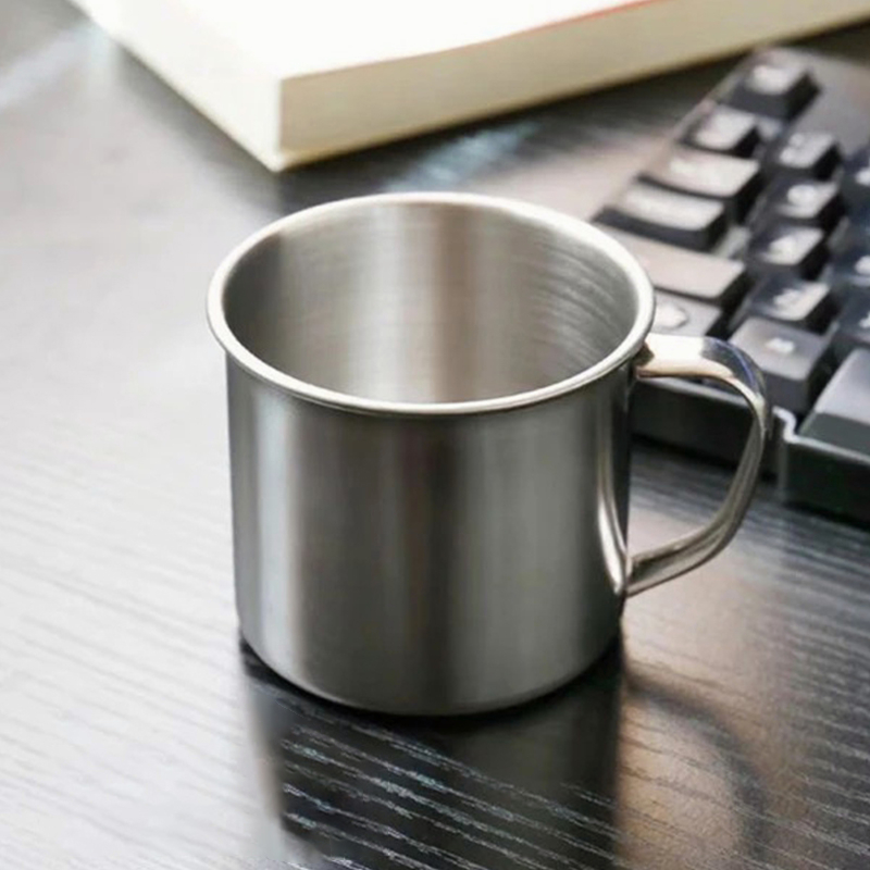 150ML Portable Stainless Steel Cup Mug Camping Outdoor Travel Stainless ...