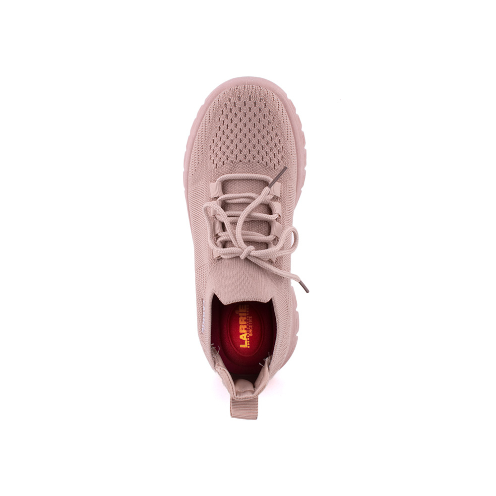 LARRIE Kasut Perempuan Pink Lace Up Fit Delicate Sneakers - L62222 ...