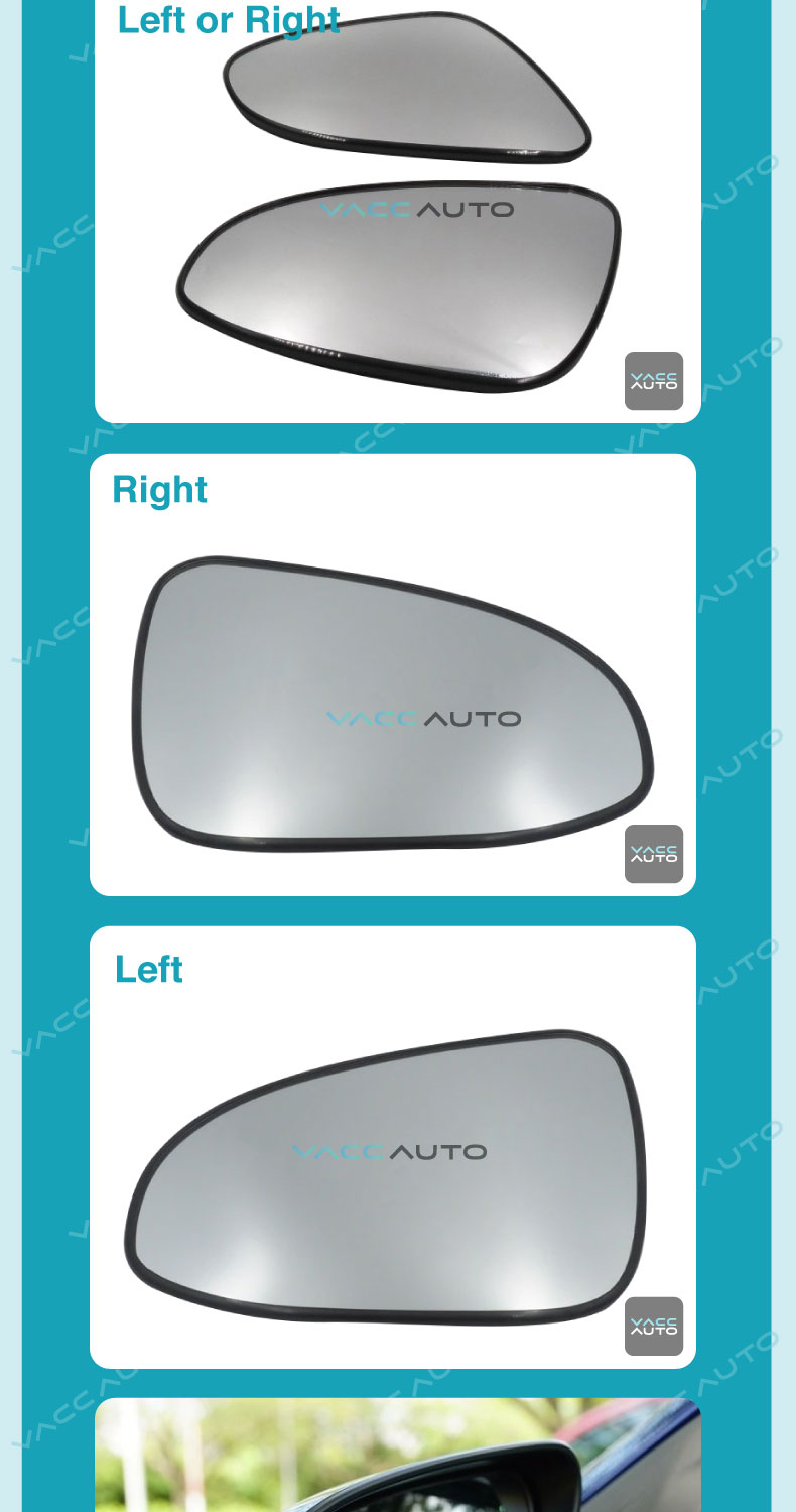 Toyota Vios (3rd Gen) Side Mirror Wide Angle Sight Rear View Mirror Only 2013-2019 XP150 NCP150 ...