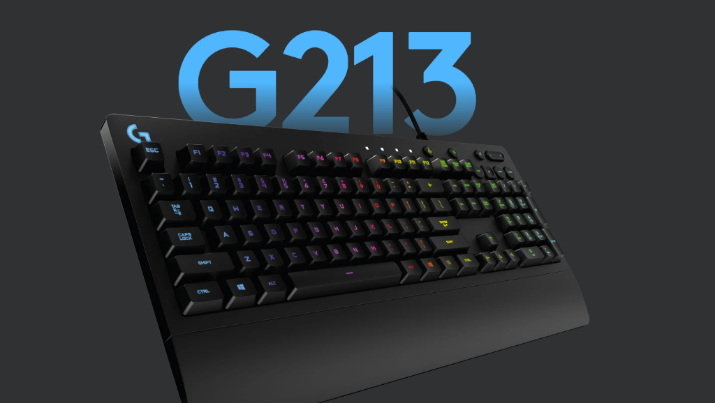 LOGITECH G213 Wired Gaming Keyboard with LIGHTSYNC RGB Lightning ...