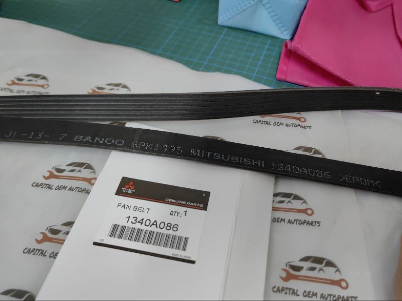 Mitsubishi Original Triton Pajero Sport 4WD 2.5 Fan belt Set (Fan Belt ...